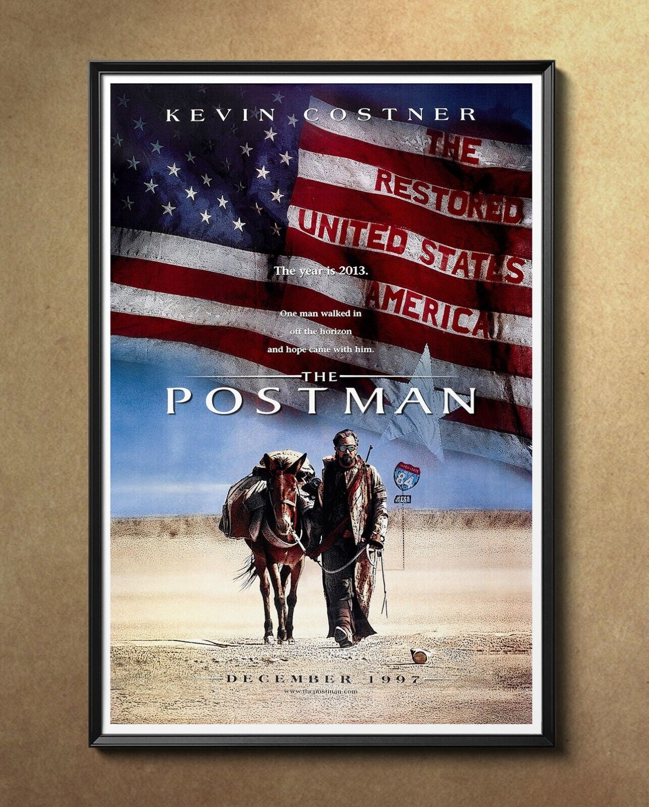 POSTER The Postman Kevin Costner 1997 Movie Poster-16x24-UNFRAMED ...