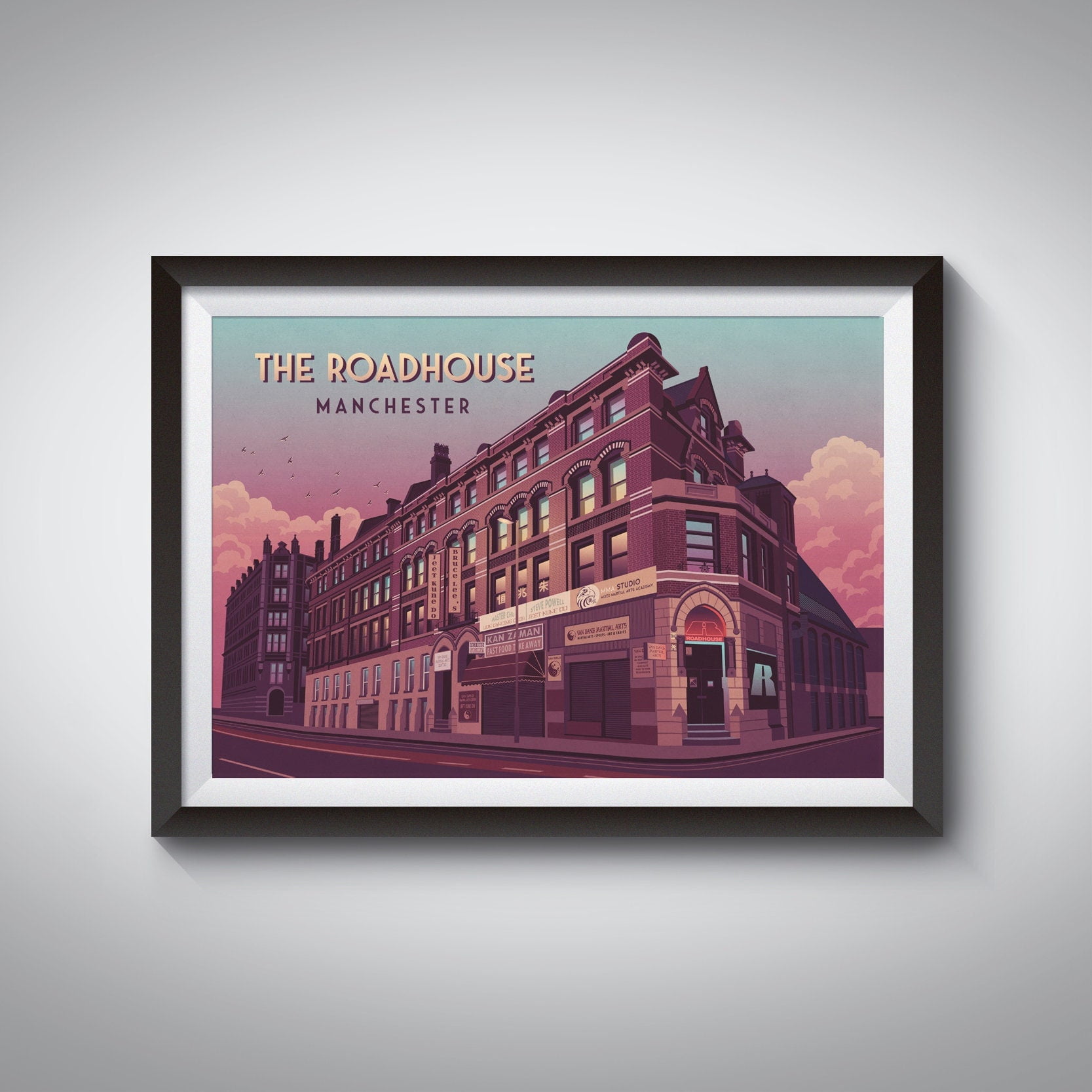 POSTER The Roadhouse Manchester Poster, Manchester Music Venue Print ...