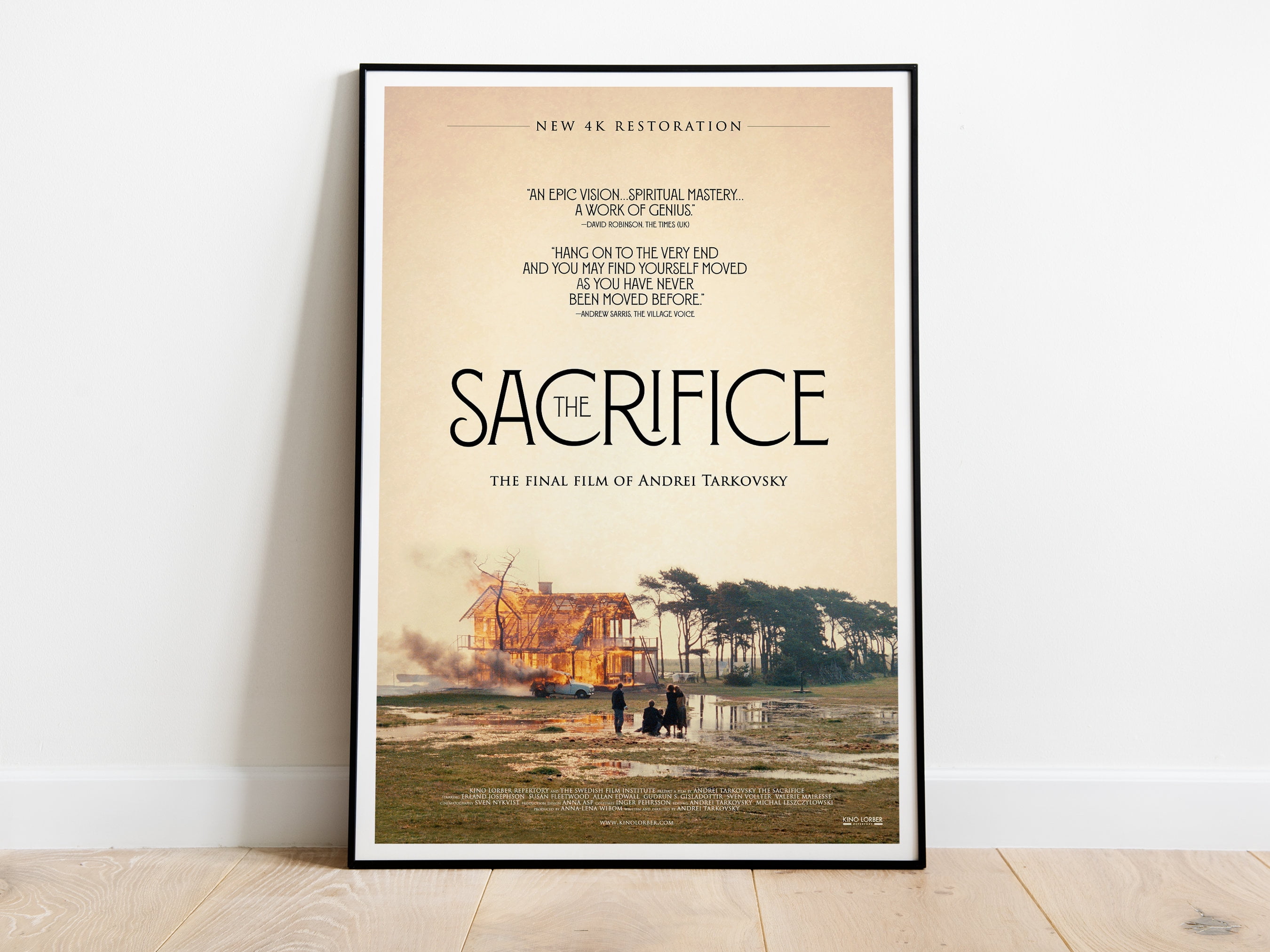 POSTER The Sacrifice, Andrei Tarkovsky, Erland Josephson, 1986 - HQ ...