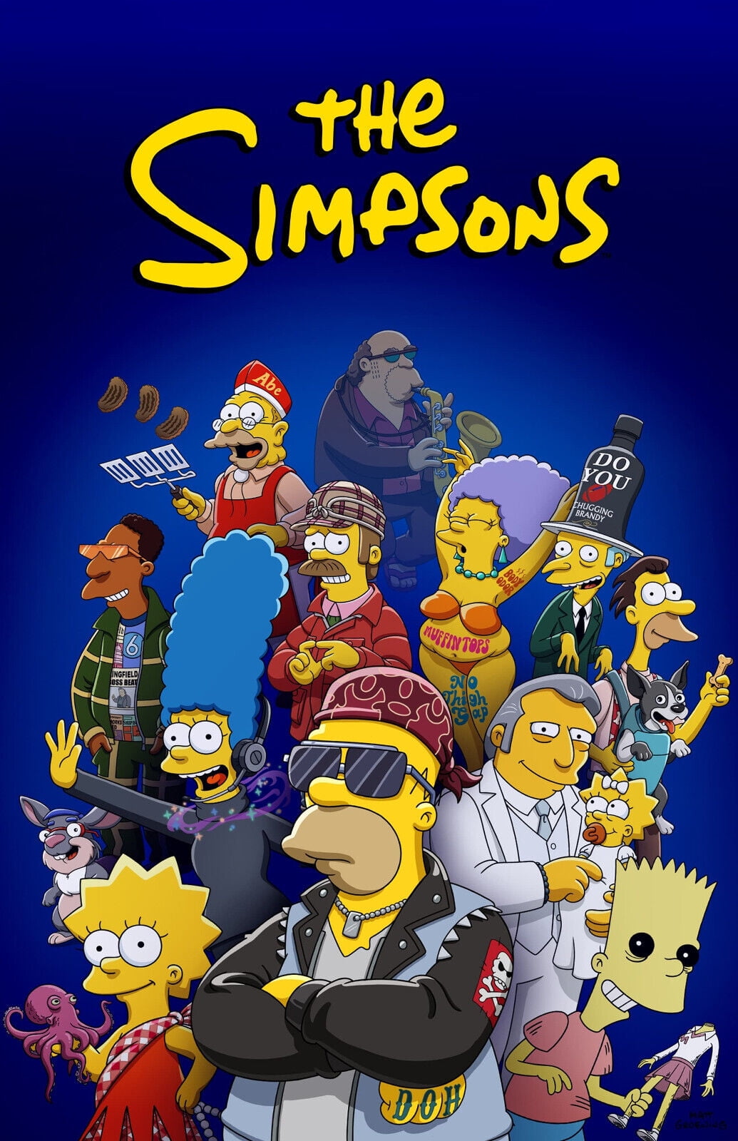 POSTER The Simpsons Show By Matt Groening 1989 Full Cast Movie Poster ...
