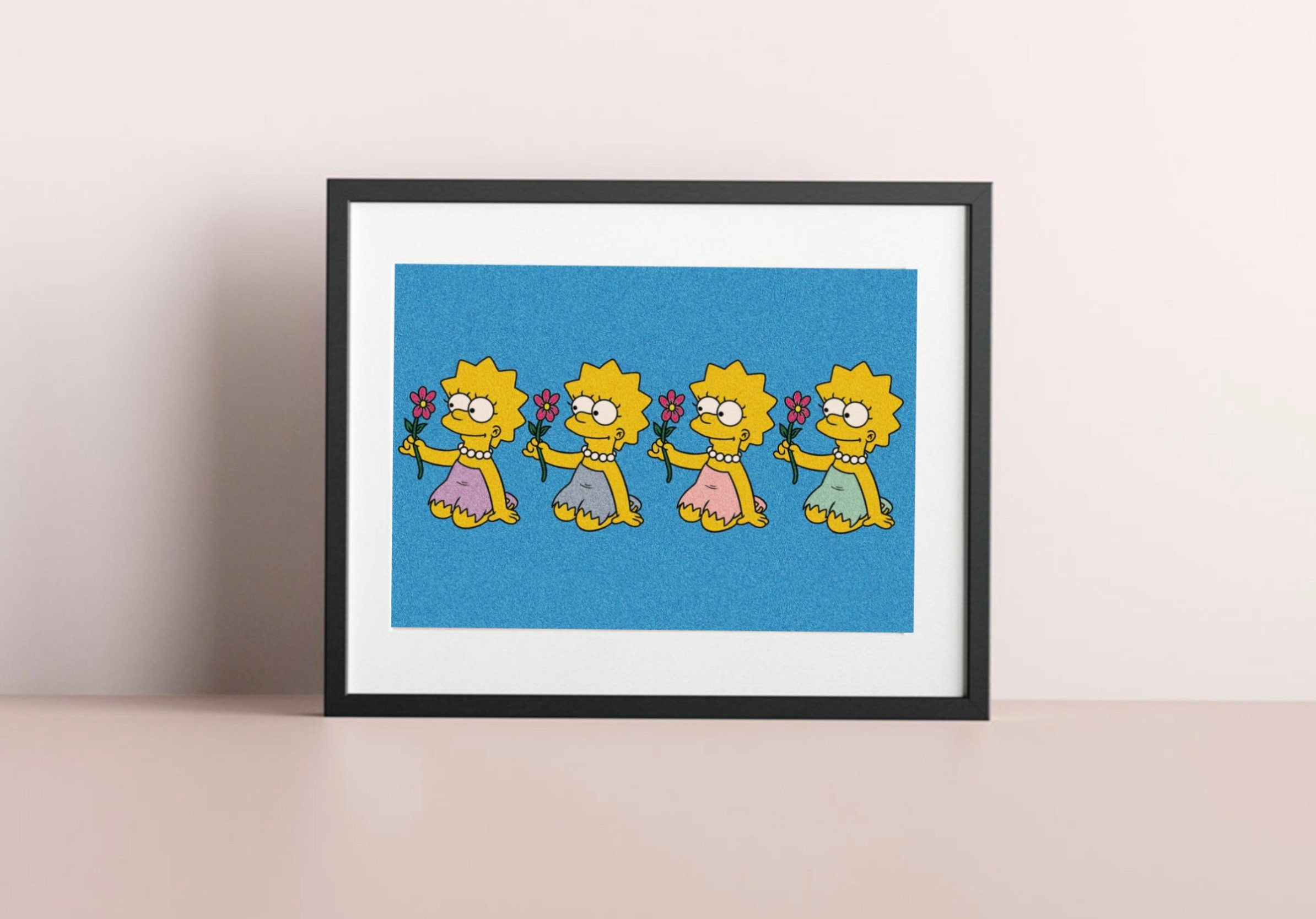 POSTER The Simpsons TV Show Print, Lisa Simpson Character Print, Bart ...