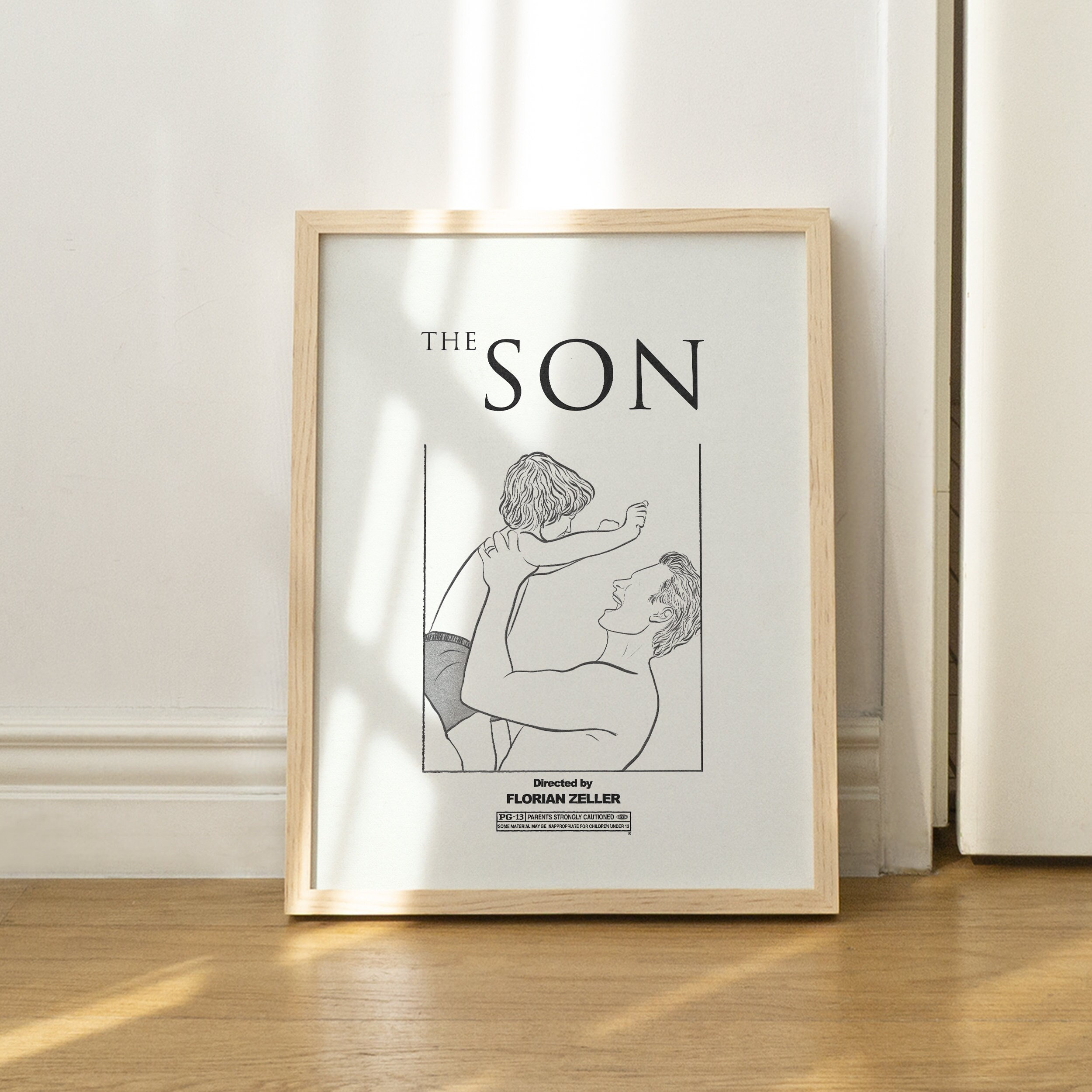 POSTER The Son | Florian Zeller | Movie Poster | Black and White Wall ...