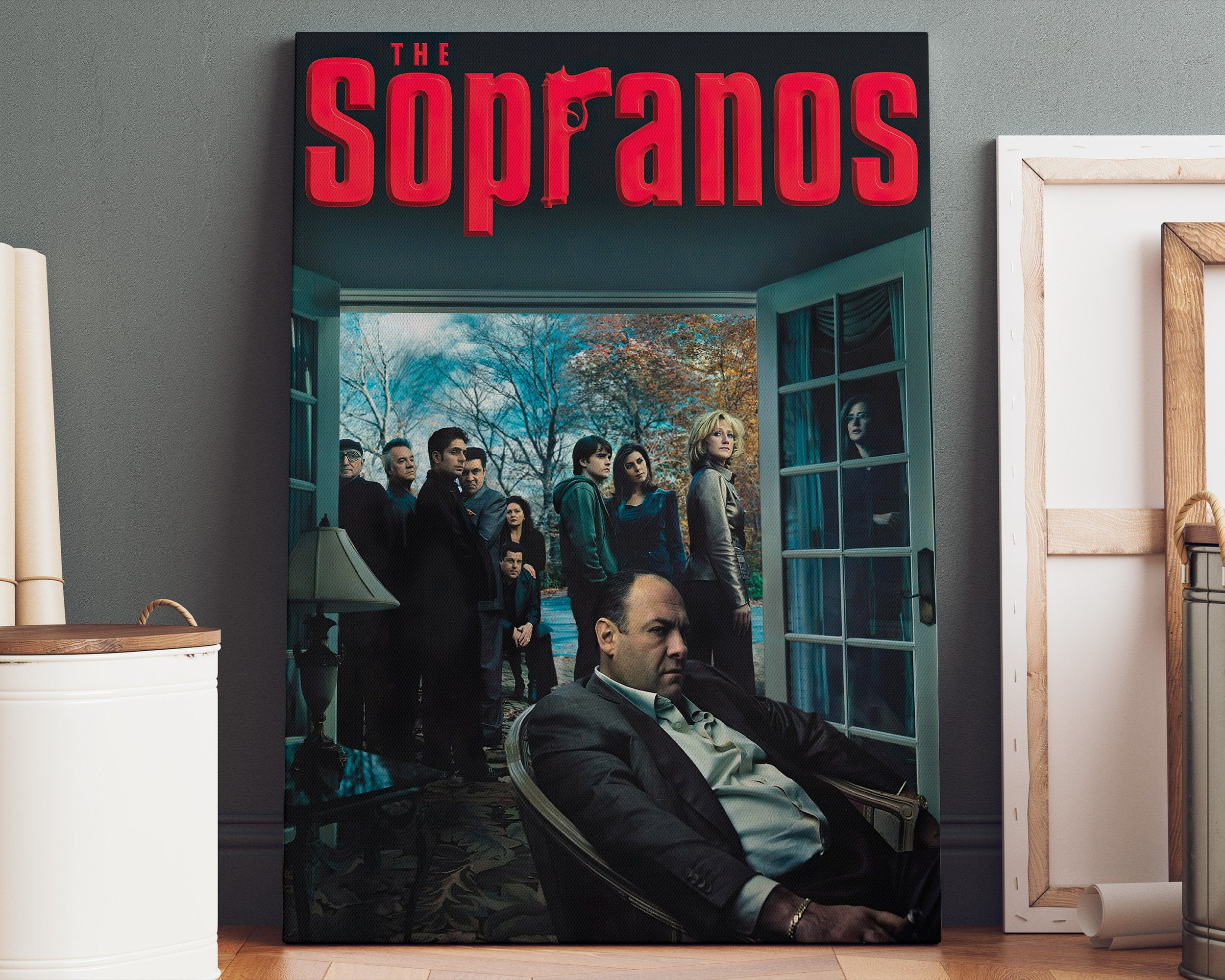 POSTER The Sopranos Poster | The Sopranos Print, The Sopranos Print, Wall Art, TV Series Poster ...