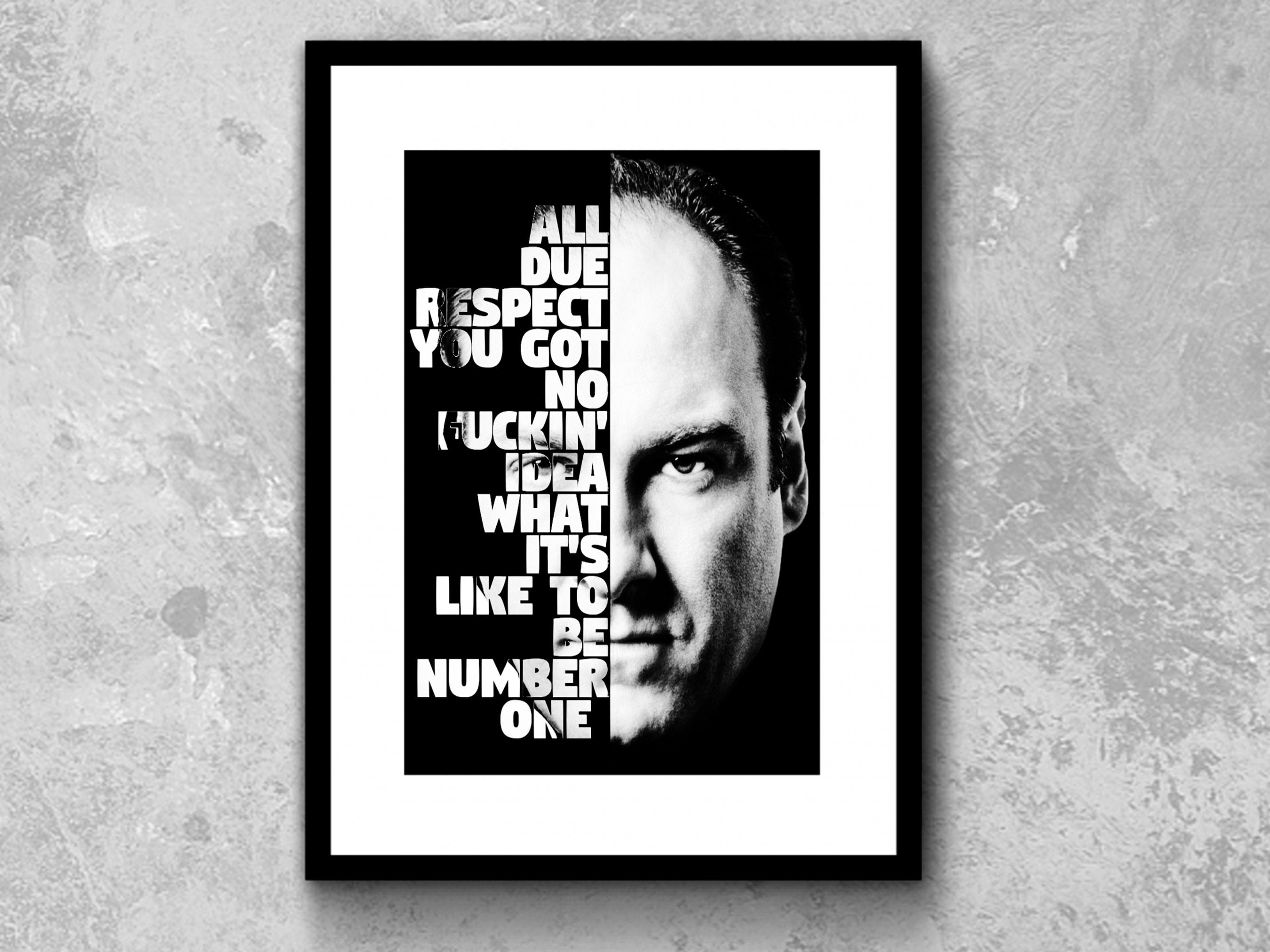 POSTER The Sopranos, Sopranos, James Gandolfini, Tony Soprano, Famous ...