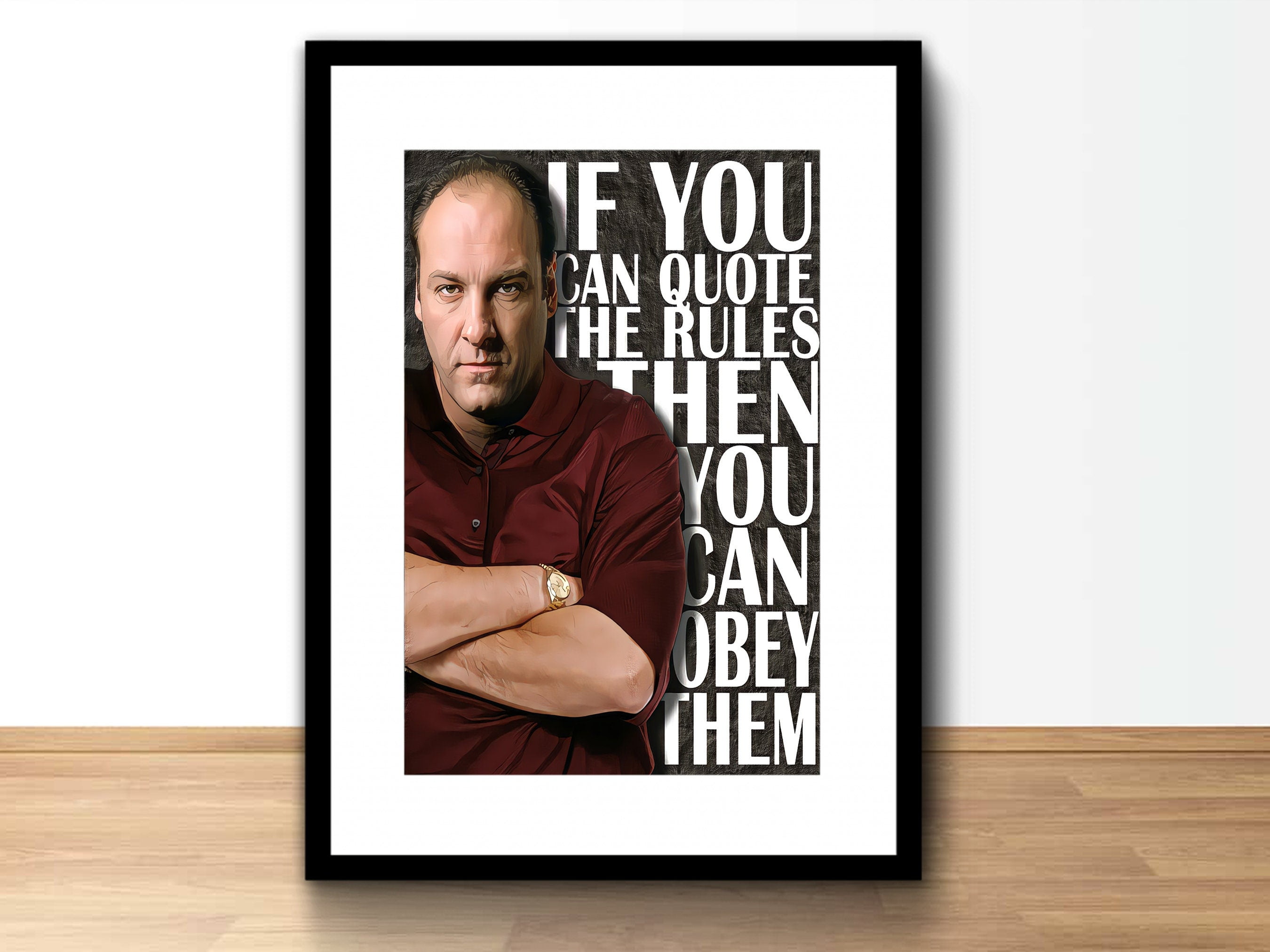 POSTER The Sopranos, Sopranos, James Gandolfini, Tony Soprano, Famous ...