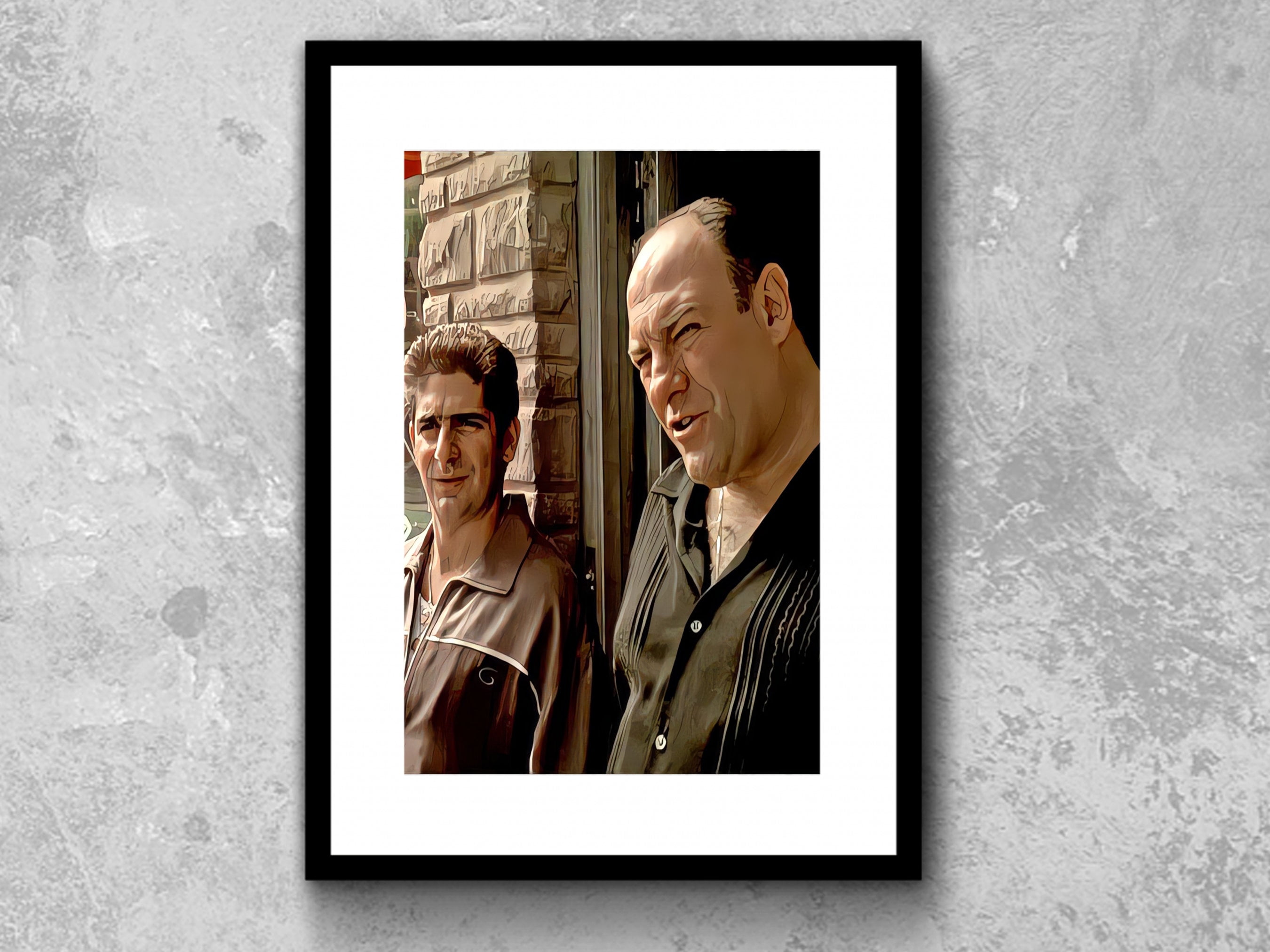 POSTER The Sopranos, Sopranos, Tony Soprano And Christopher, The ...