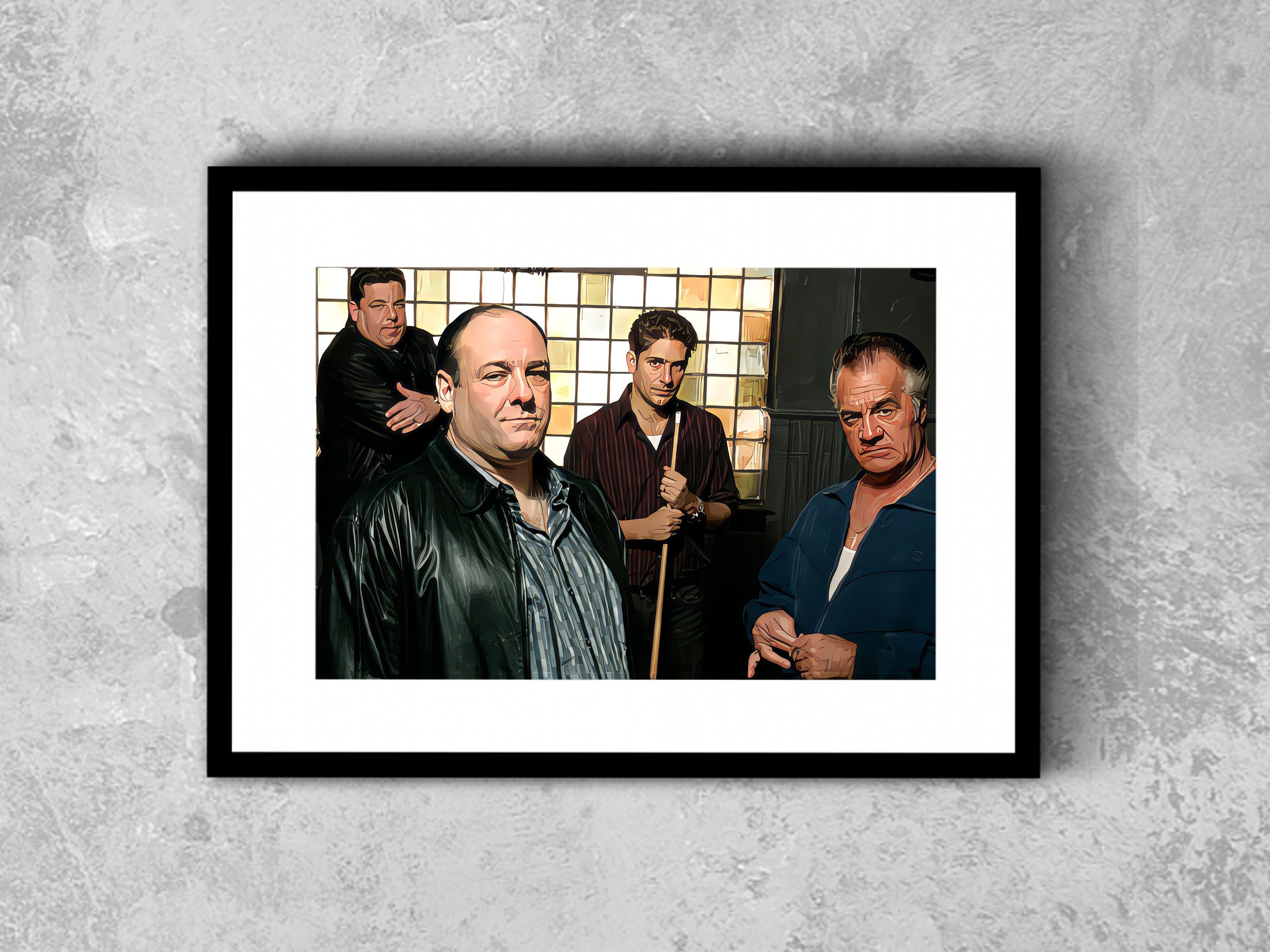 POSTER The Sopranos, Sopranos, Tony Soprano And Gang, The Sopranos ...