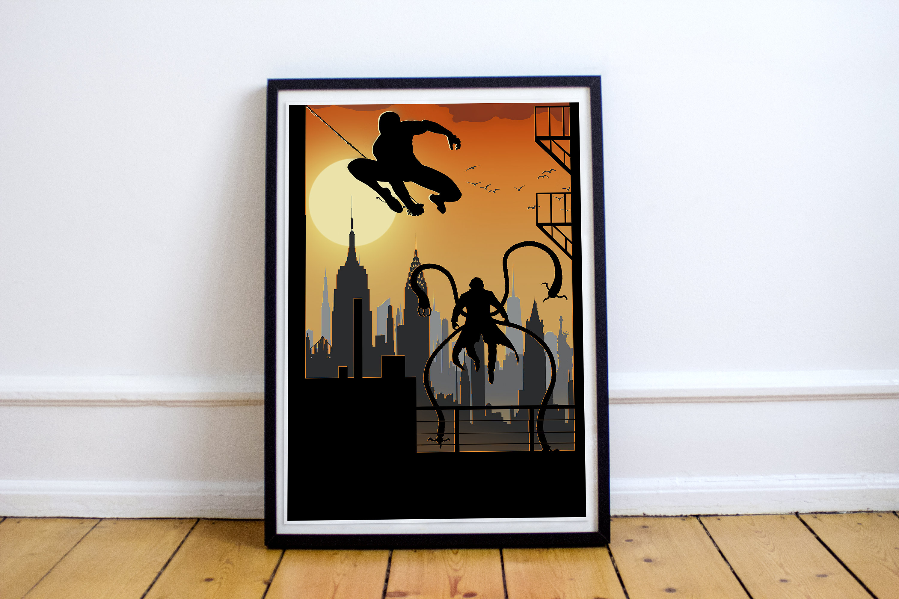 POSTER The Spider Hero video game poster, minimalist, gaming print ...