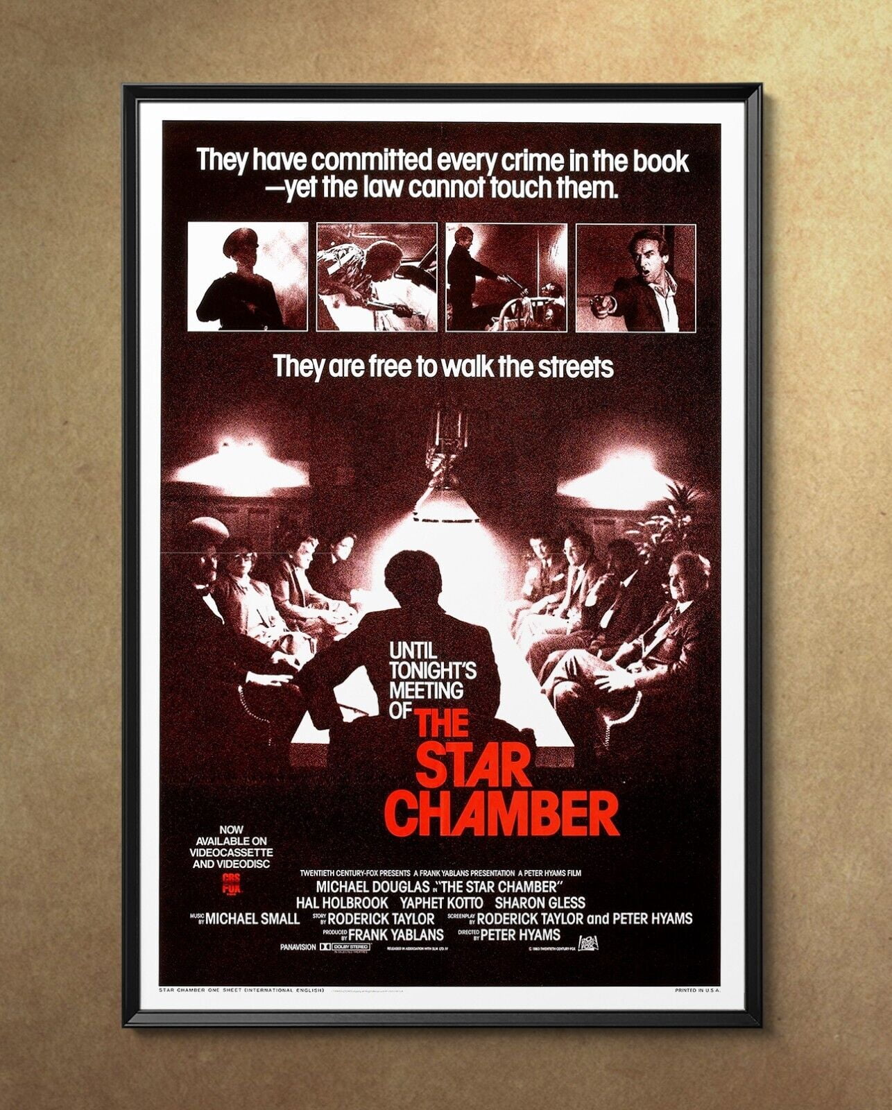 POSTER The Star Chamber 1983 Movie Poster-8x12-UNFRAMED - Walmart.com