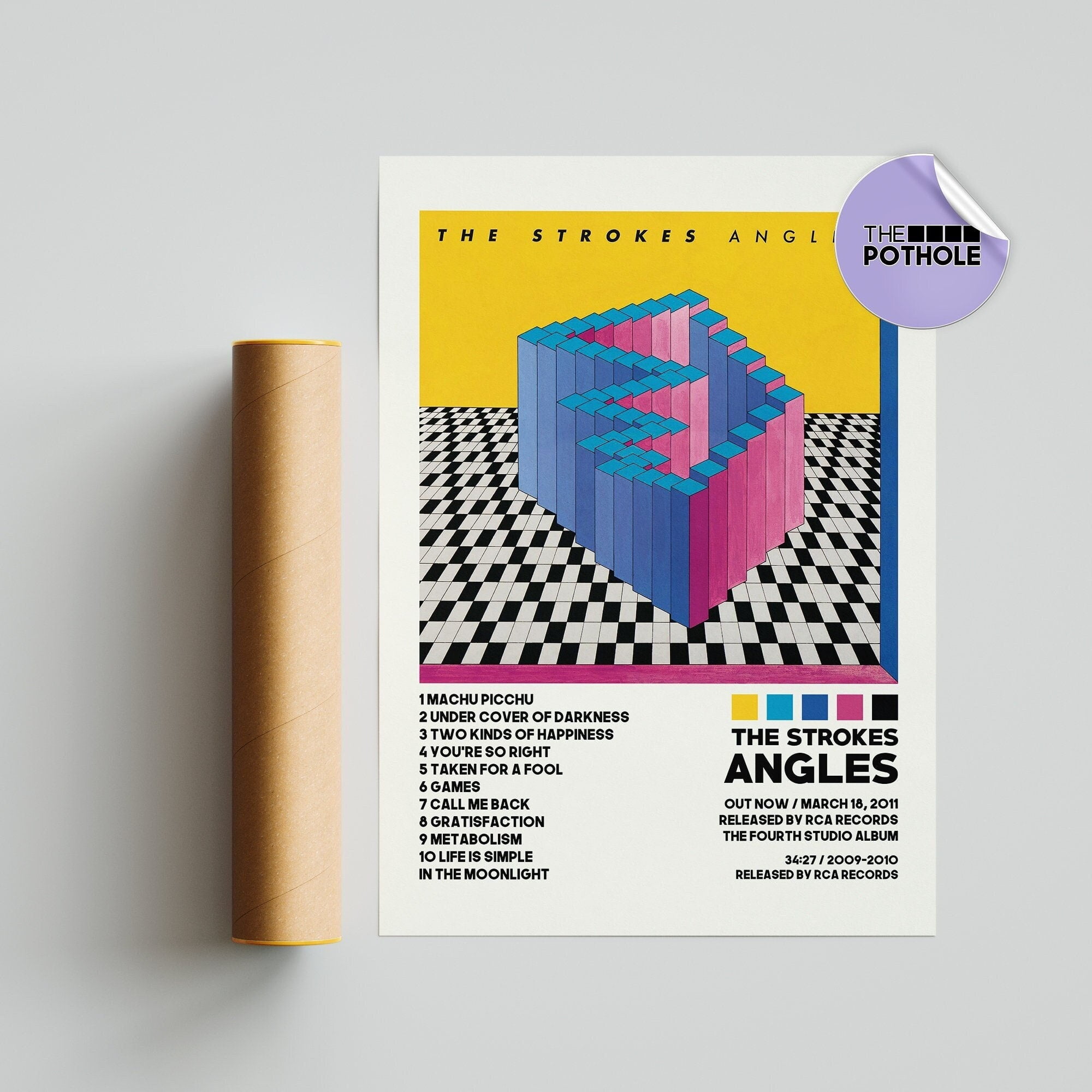 POSTER The Strokes Posters / Angles Poster, The Strokes, Angles / Album ...