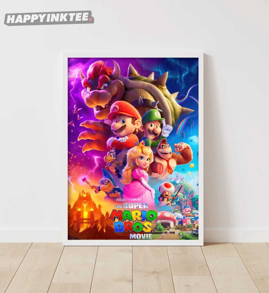 POSTER The Super Mario Bros Cartoon Movie Poster-8x12-UNFRAMED ...