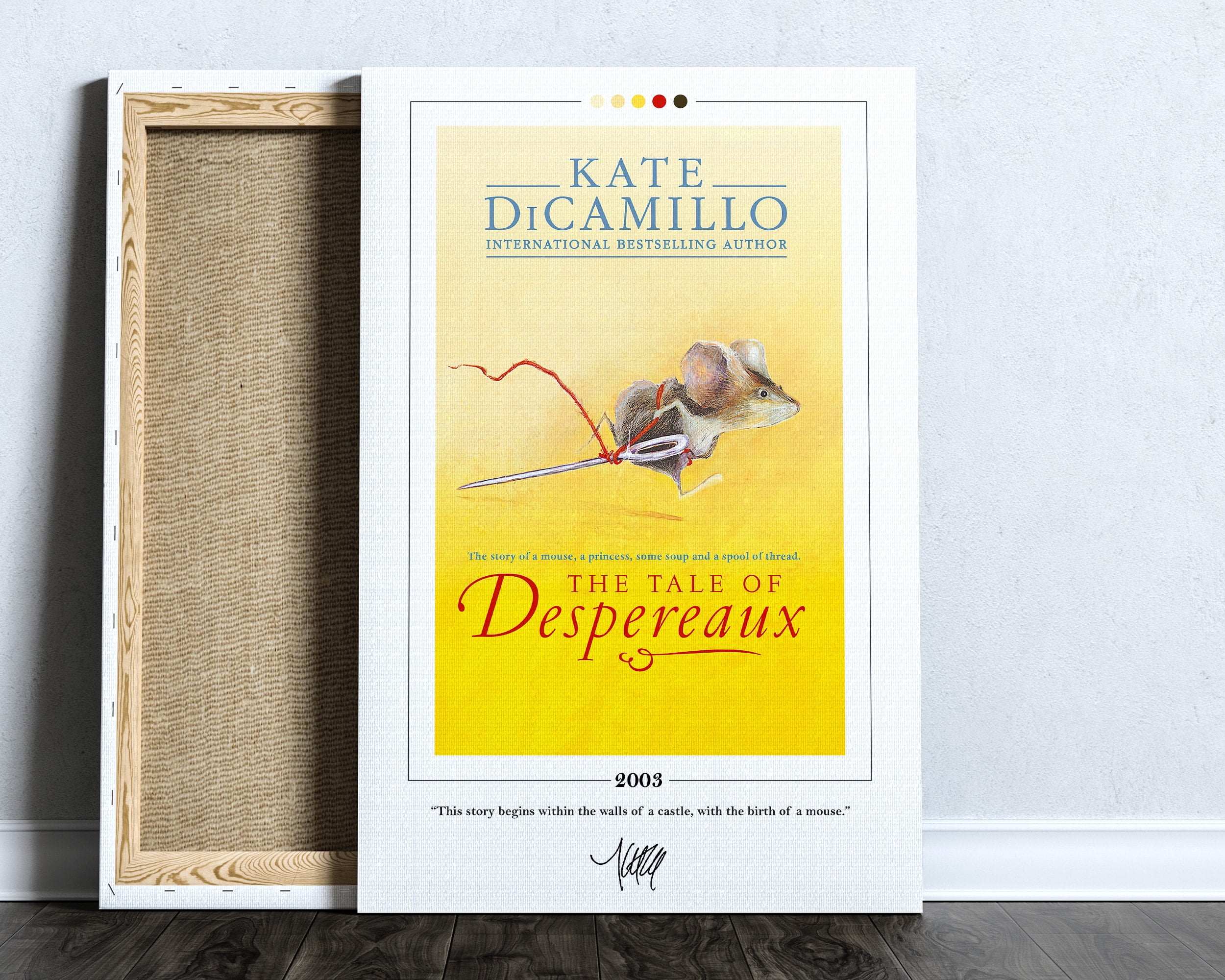 POSTER The Tale of Despereaux Book Cover Poster | Kate DiCamillo, The ...