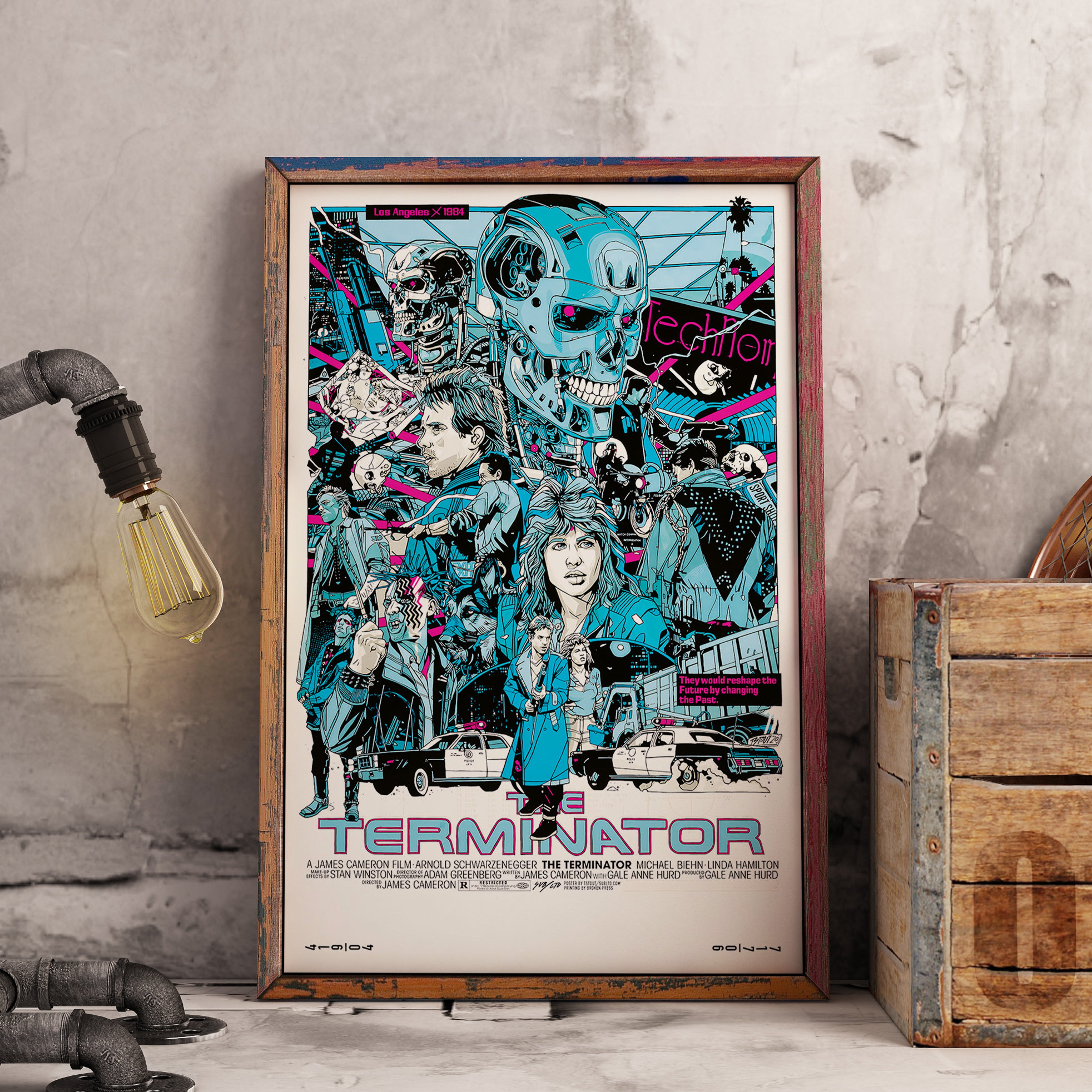 POSTER The Terminator 1984 Alternative Movie Poster Art Collectable ...
