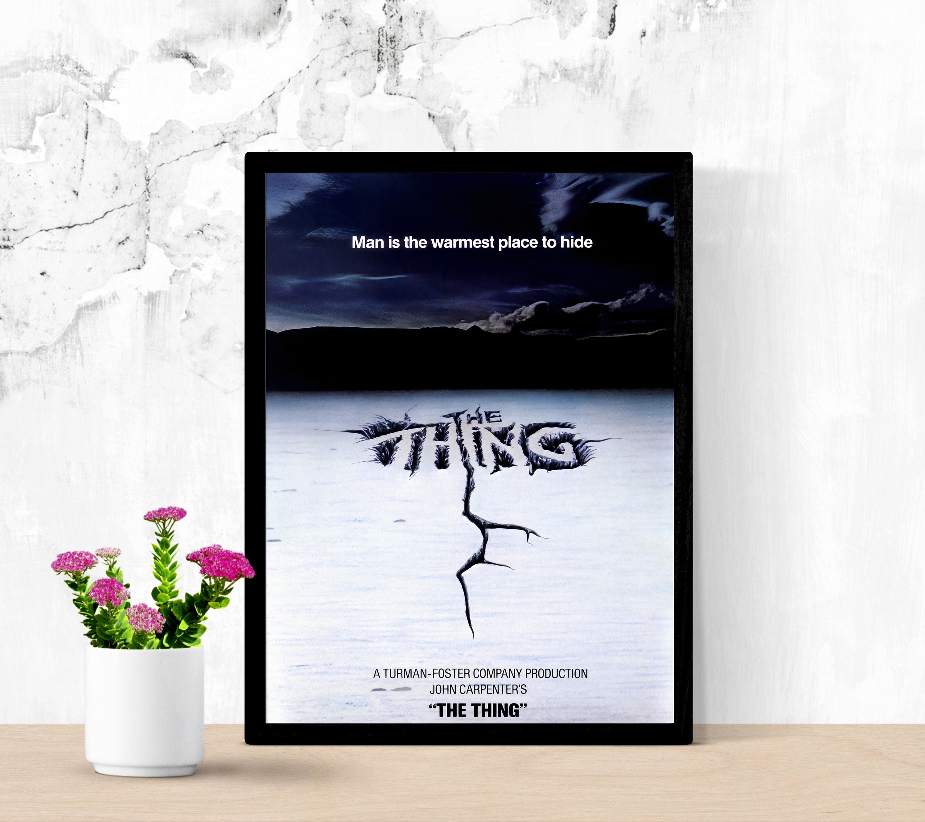POSTER The Thing Movie Poster 1982, Vintage Movie Poster Print, Vintage ...