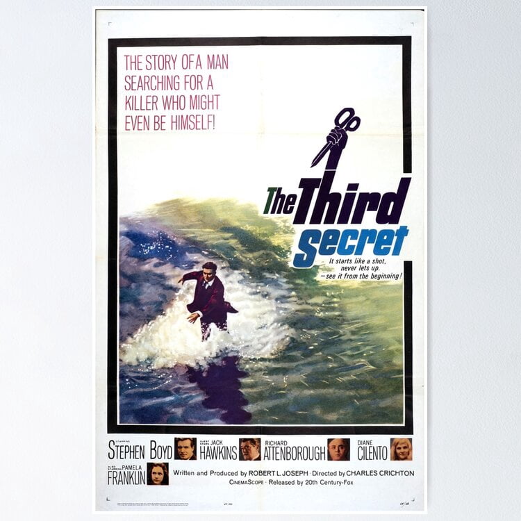 POSTER The Third Secret Vintage Movie POSTER UNFRAMED, 8x12 - Walmart.com