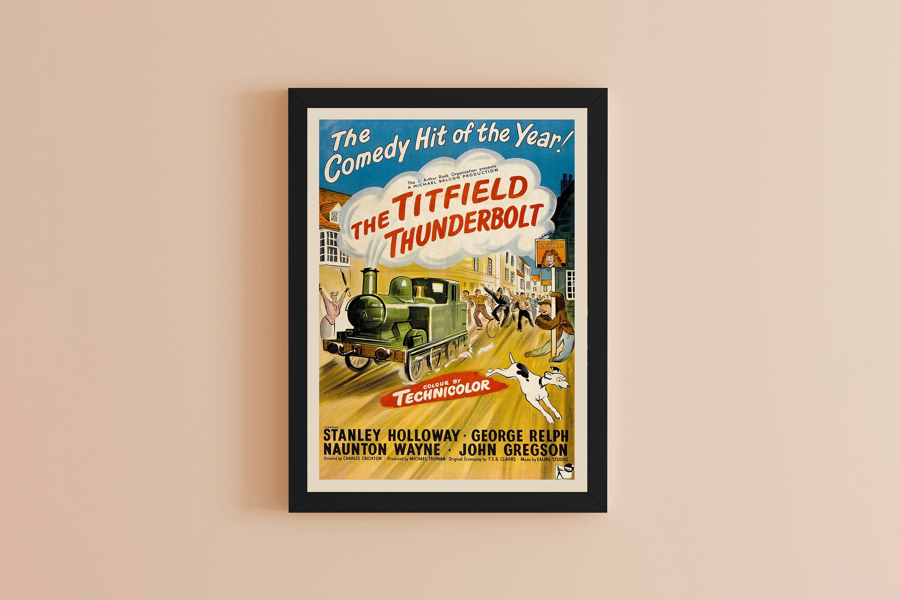 POSTER The Titfield Thunderbolt British Railway Film / Movie ...