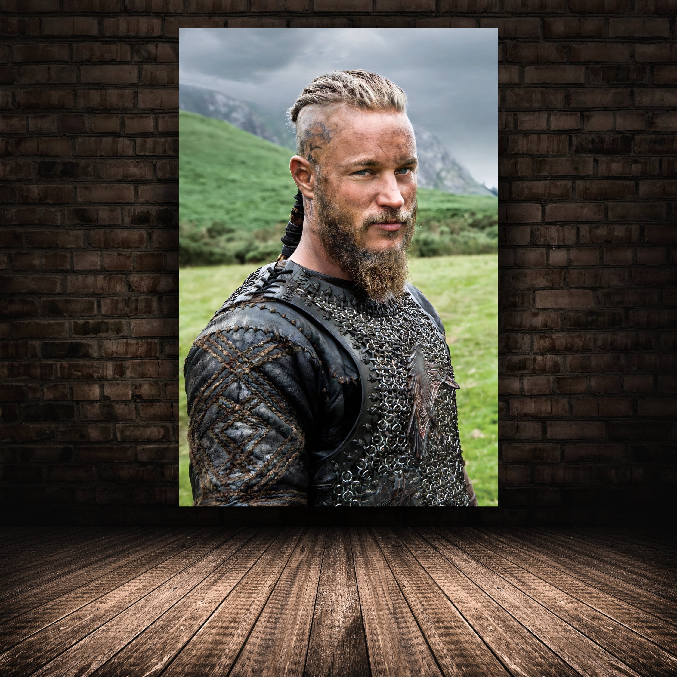 POSTER The Vikings Poster, Ragnar Lothbrok Wall Art, Rolled Poster ...