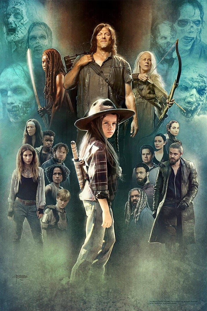 POSTER The Walking Dead Twd Season 10 Tv Series Wall Art Home Decor ...