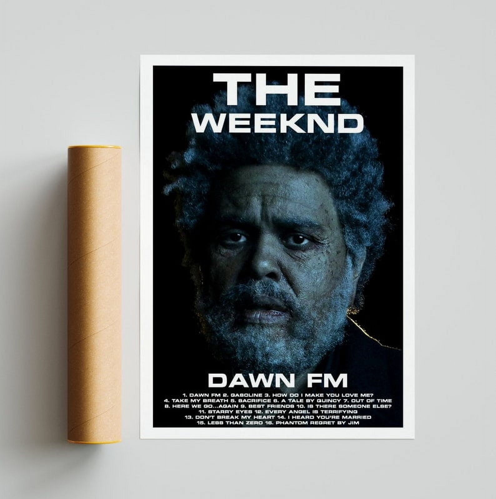 POSTER The Weeknd Album Poster / Dawn FM Poster / Album Cover Poster ...