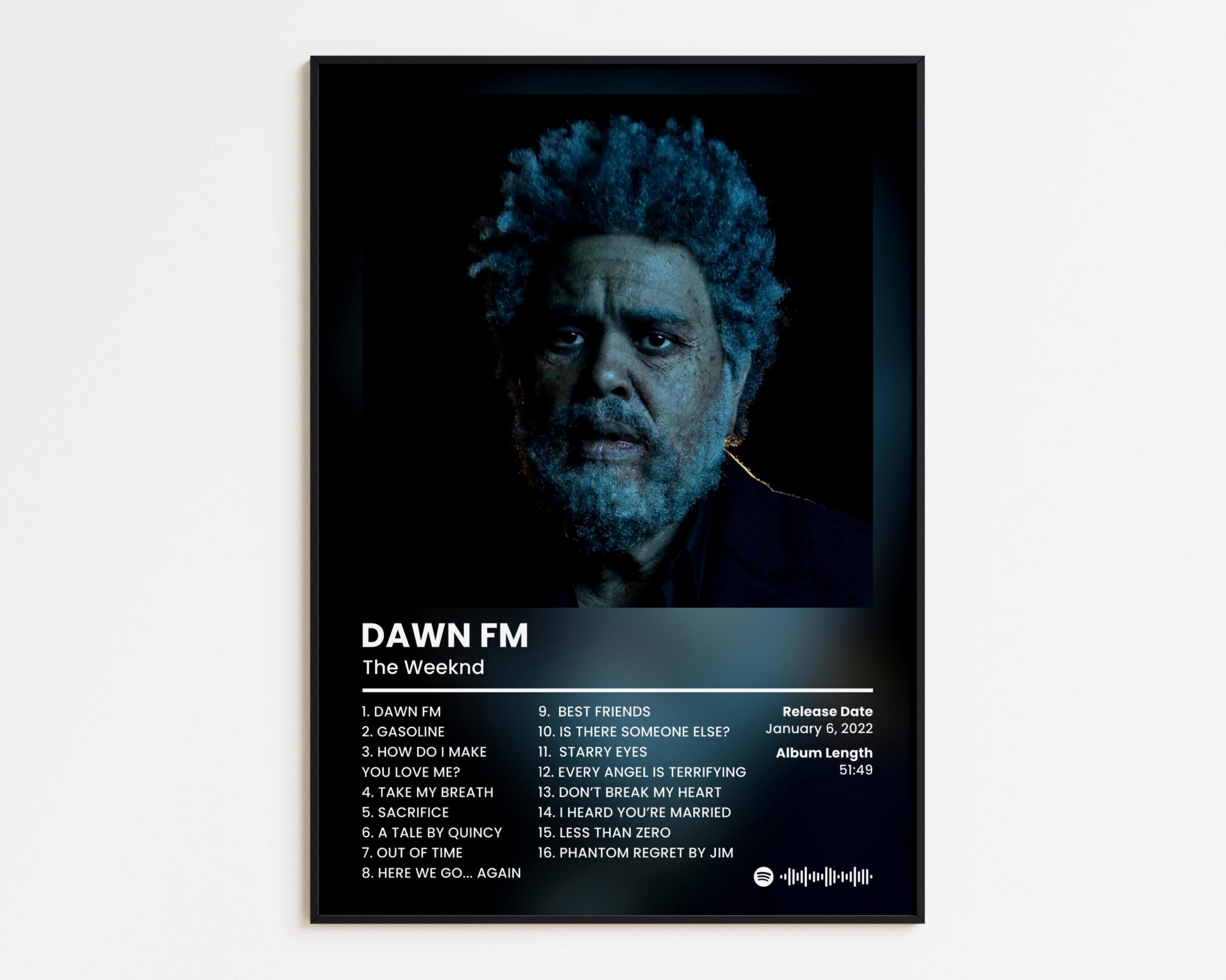 POSTER The Weeknd Cover Poster, Dawn FM Print, Classics RnB Poster, Hip ...