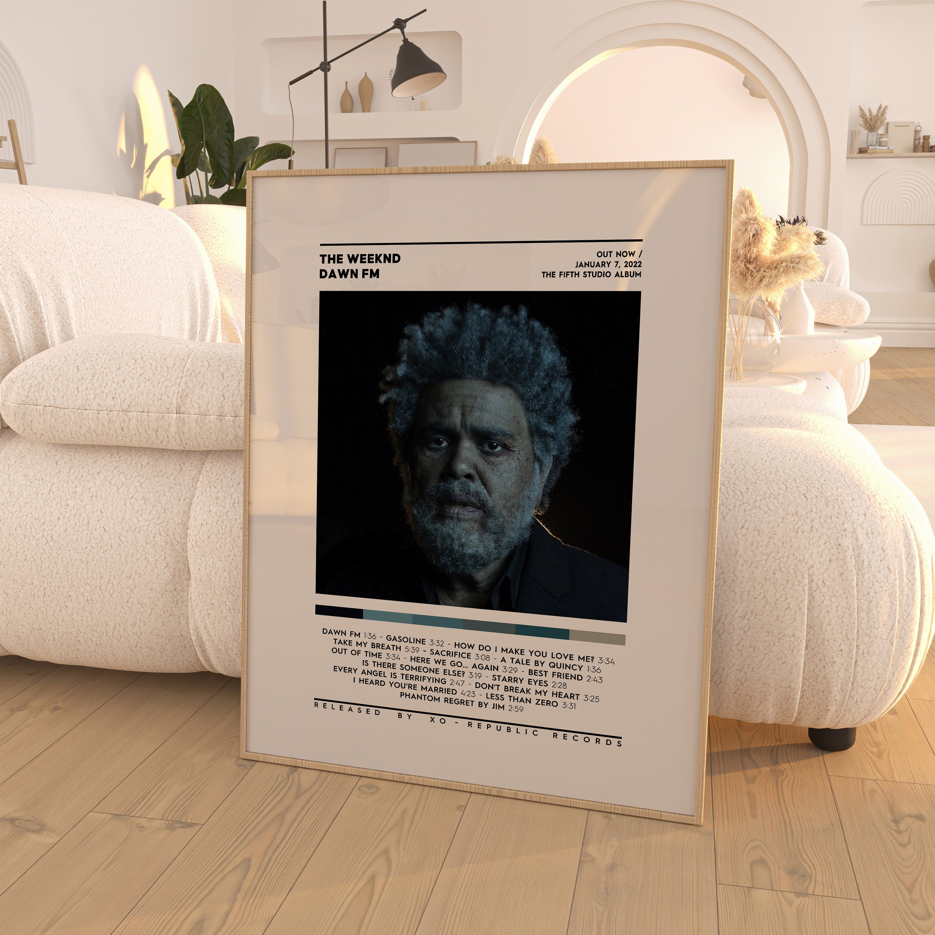 POSTER The Weeknd - Dawn FM Album Poster / Album Cover Poster / Room ...