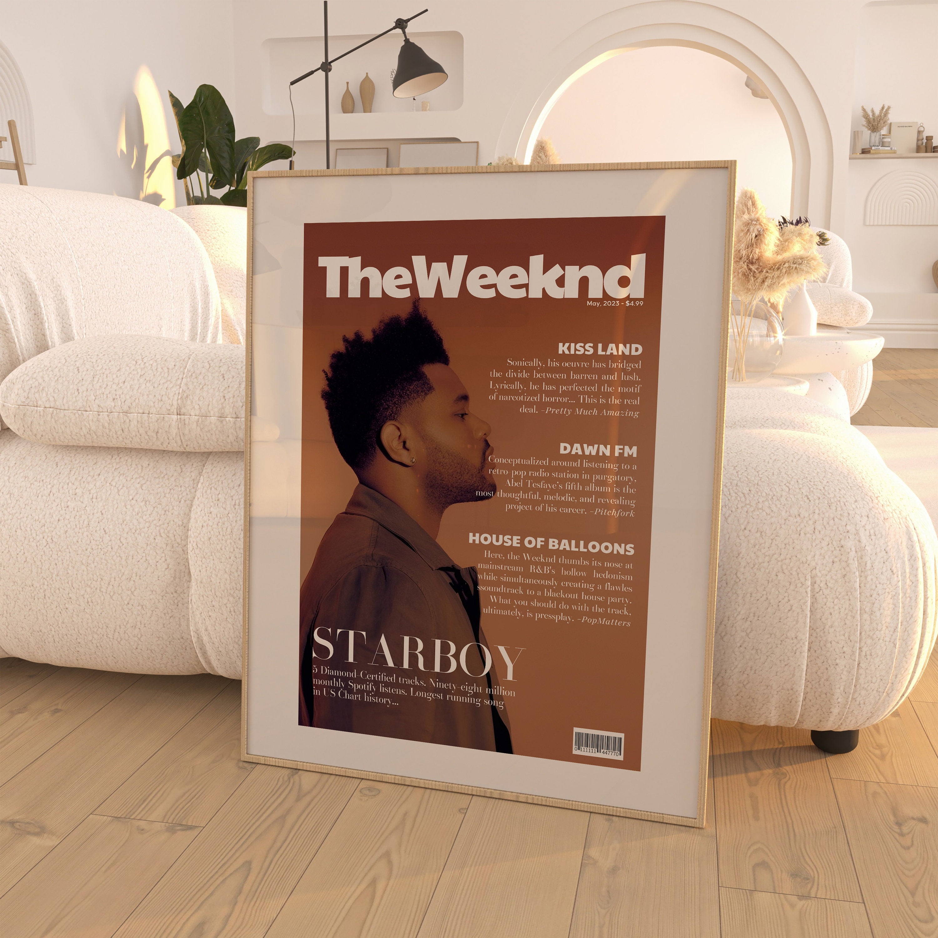 POSTER The Weeknd - Magazine Style Poster | Fine Art Paper | Multiple ...