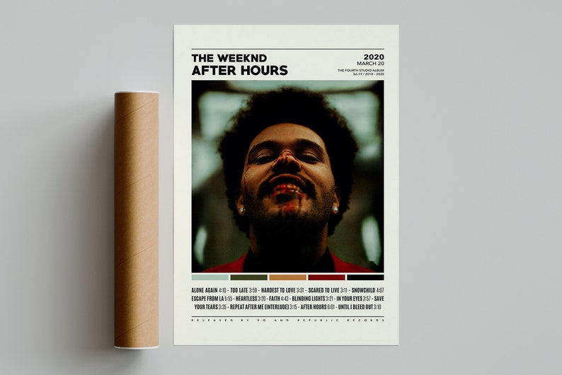 POSTER The Weeknd Posters / After Hours Poster / The Weeknd, After ...