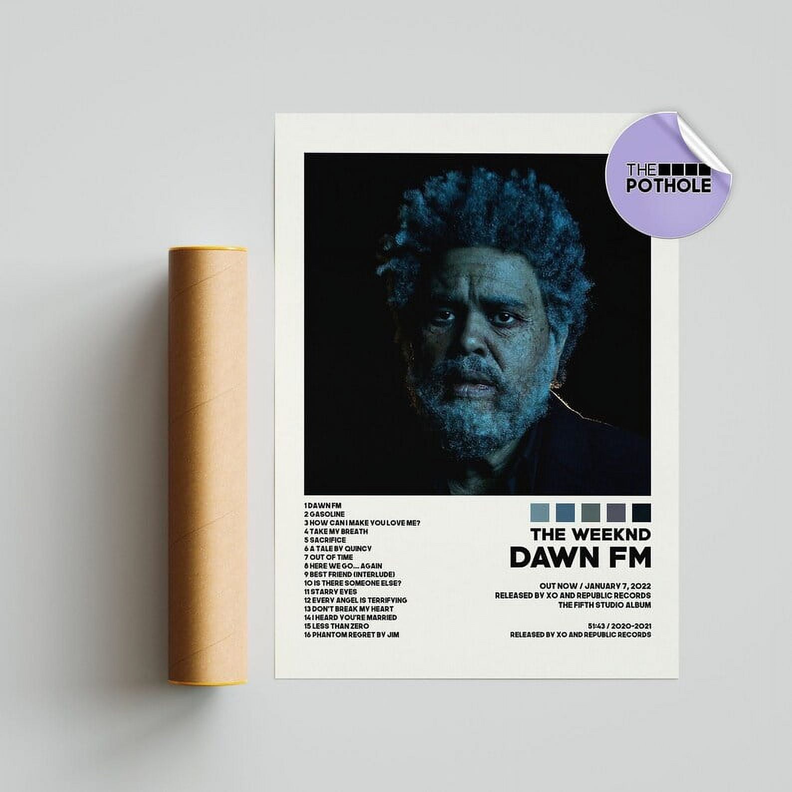 POSTER The Weeknd Posters / Dawn FM Poster / The Weeknd, Dawn FM, Album ...