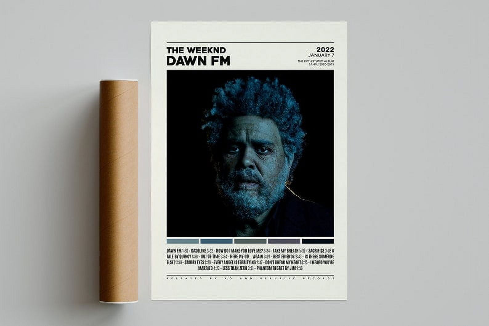 POSTER The Weeknd Posters / Dawn FM Poster / The Weeknd, Dawn FM, Album ...