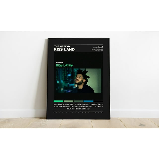 POSTER The Weeknd Posters / Kiss Land Poster / The Weeknd, Kiss Land ...