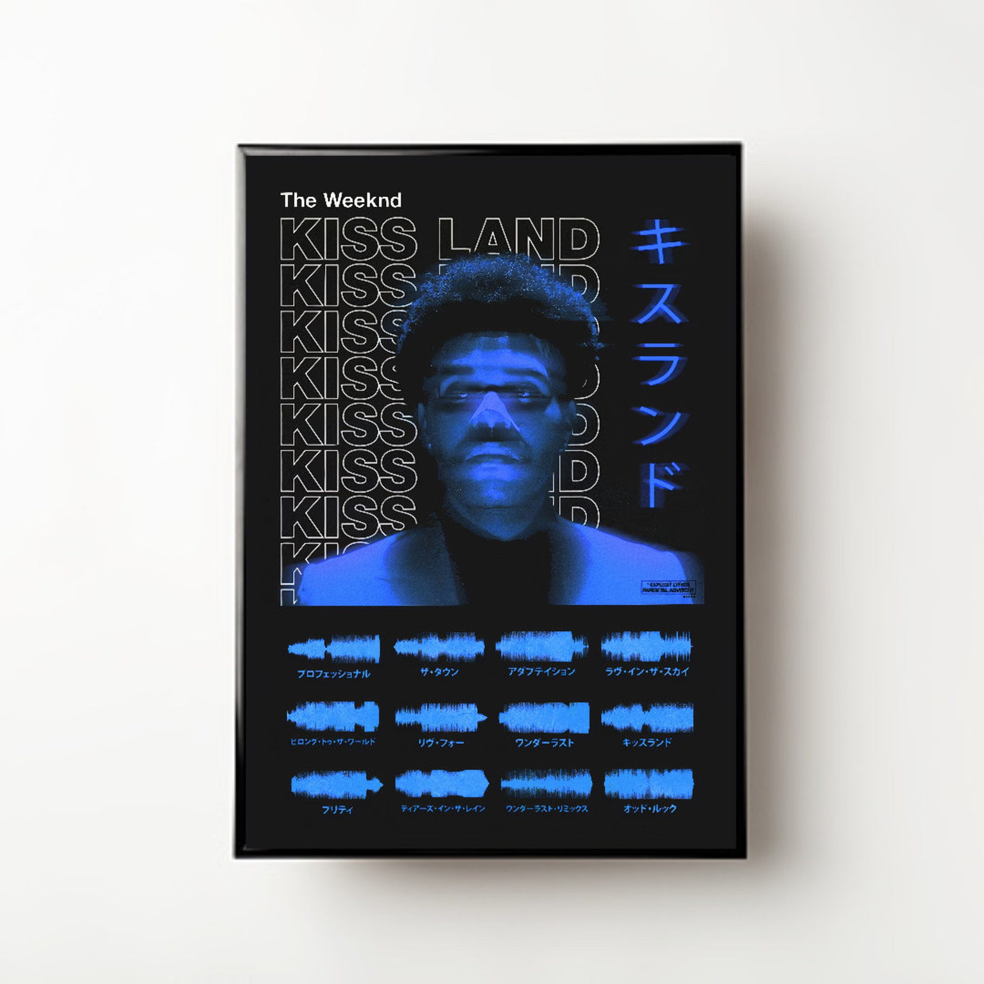 POSTER The Weeknd, The Weeknd Poster,Kiss Land, Dawn FM, Starboy, Album ...