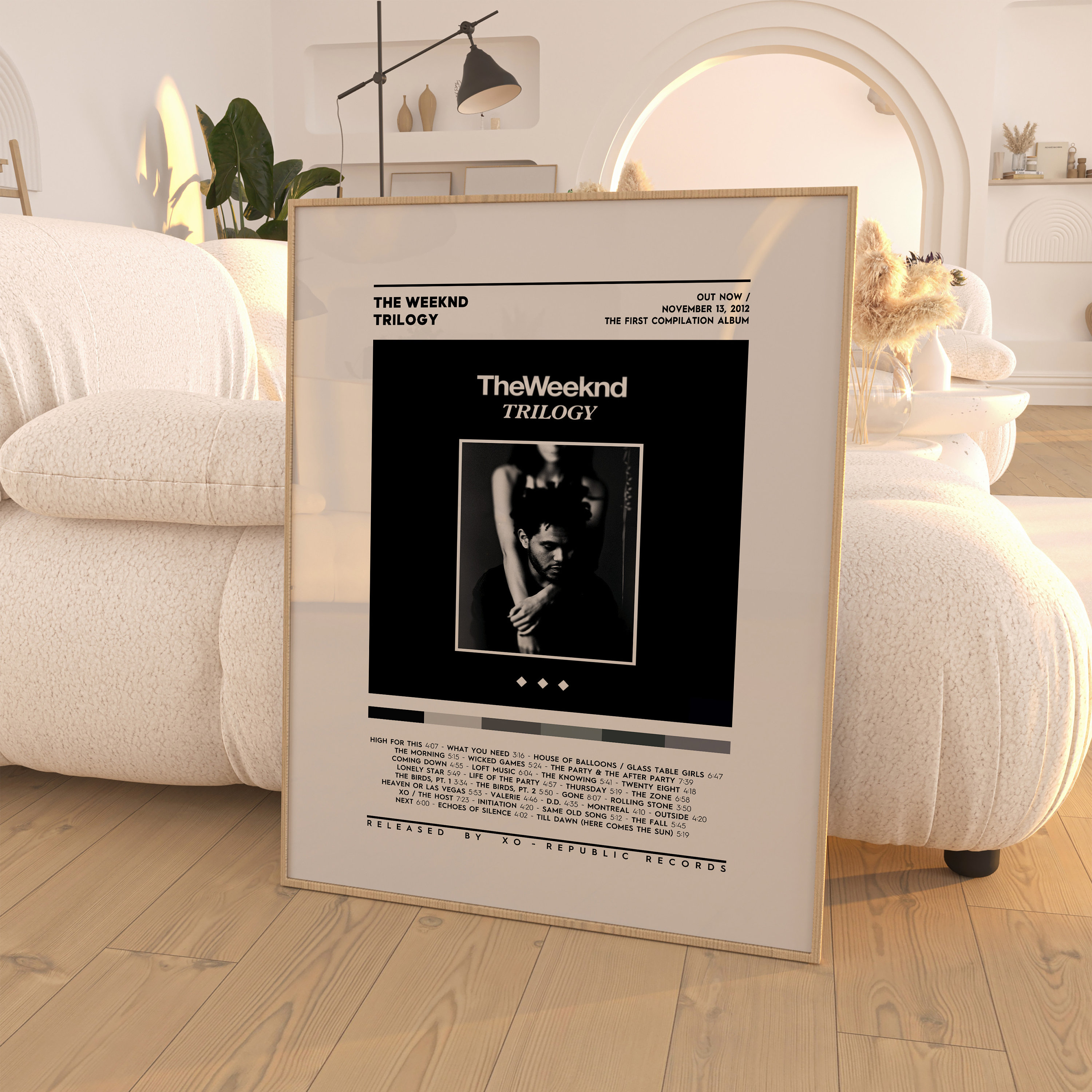 POSTER The Weeknd - Trilogy Poster / Album Cover Poster / Room Decor ...