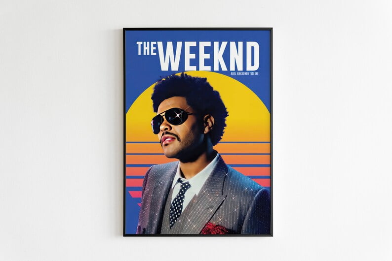 POSTER The Weeknd poster, The Weeknd Album poster, The weeknd wall art ...