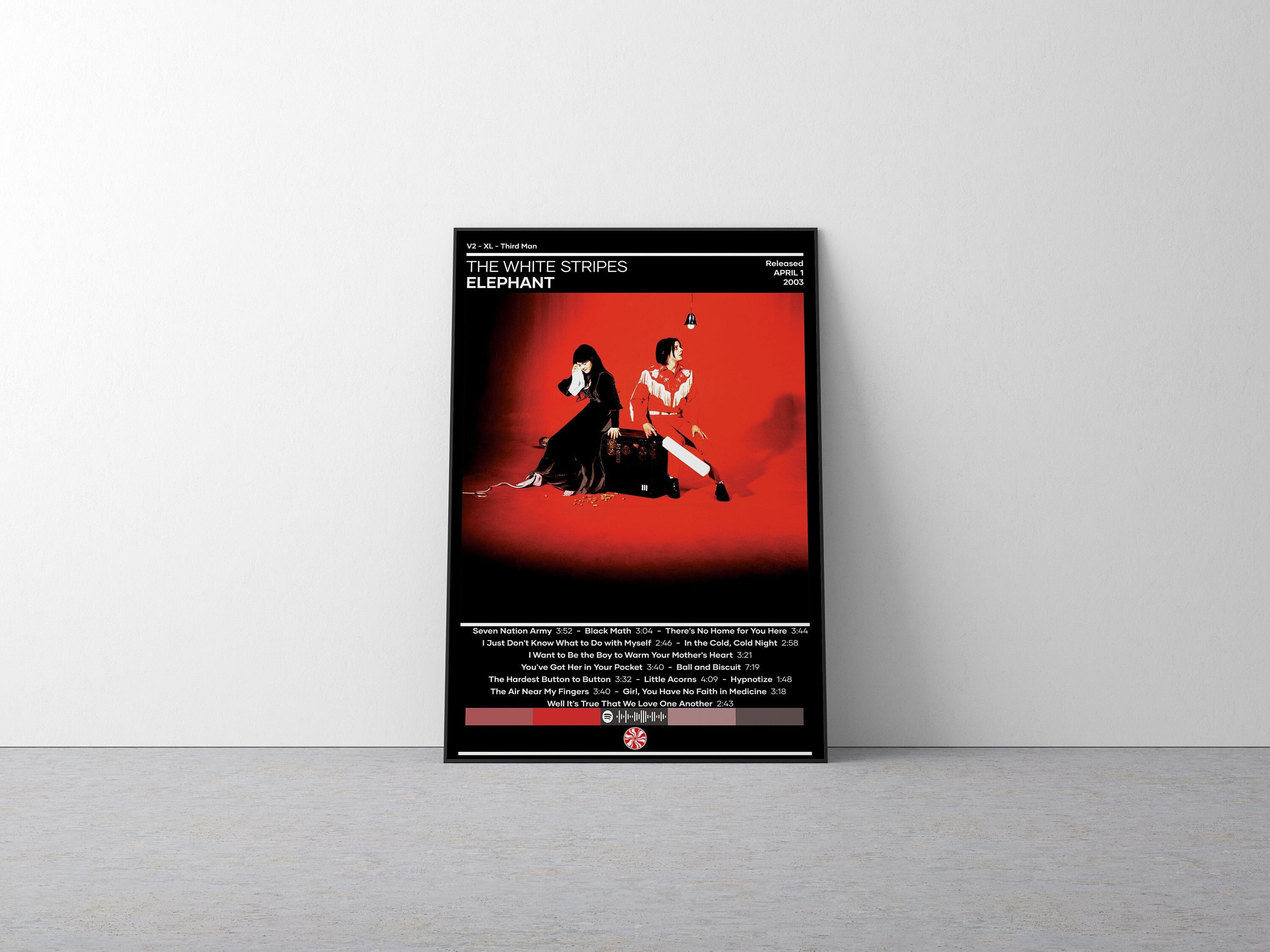 POSTER The White Stripes Poster | Elephant Poster | Rock Music Poster ...