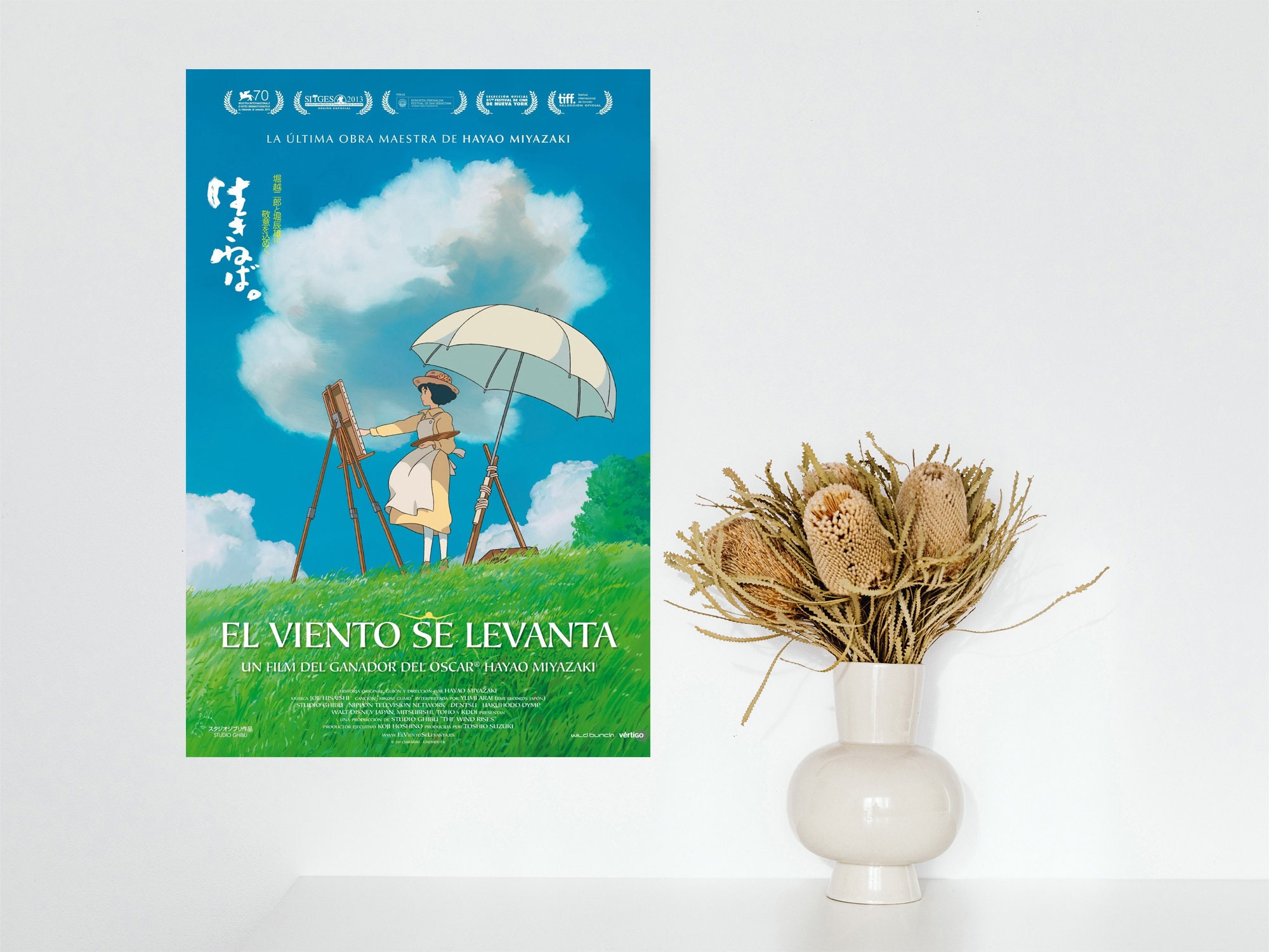 POSTER The Wind Rises Movie Poster 2023 Movie / Poster Gift / Bedroom ...