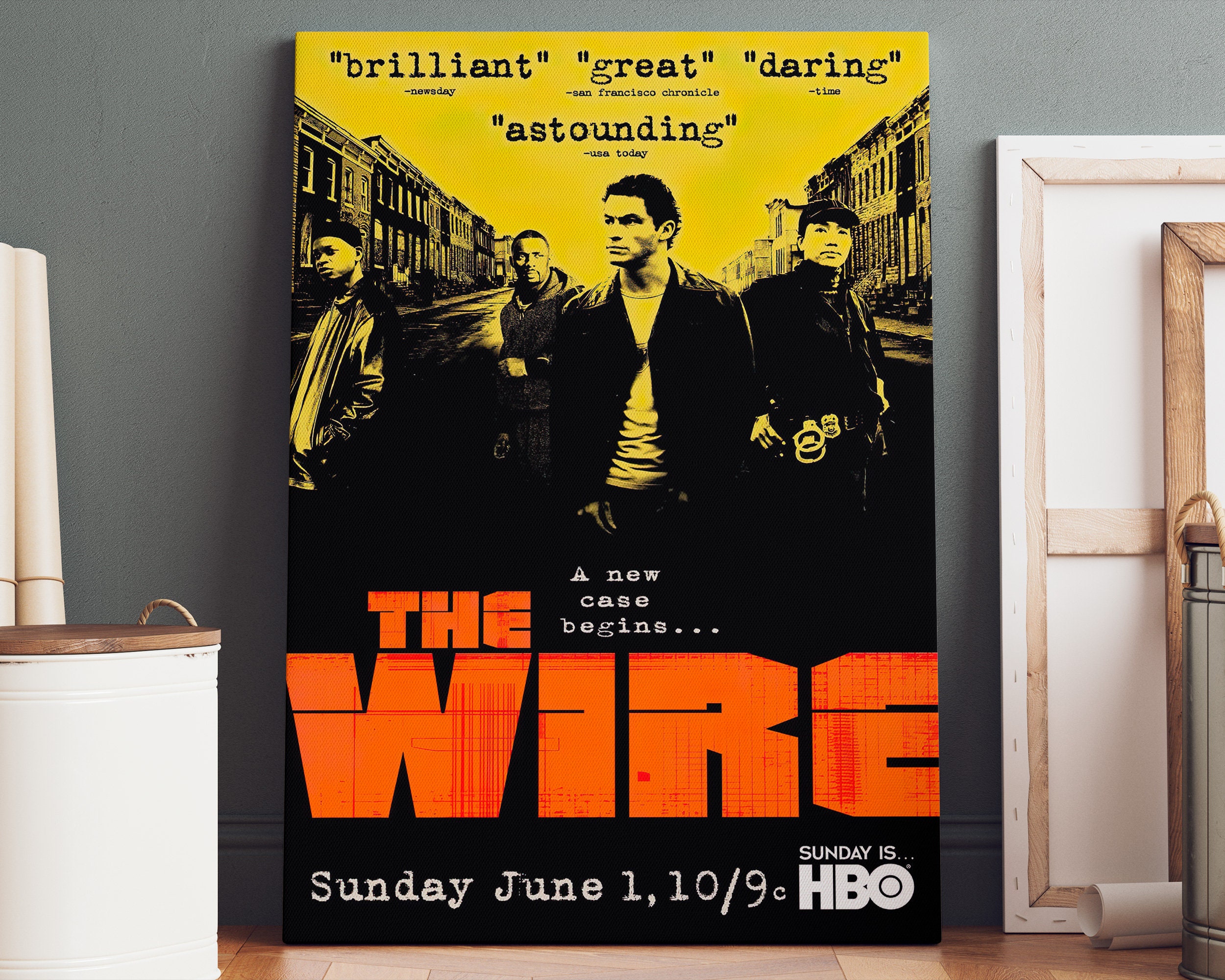 POSTER The Wire Poster | The Wire Print, The Wire Print, Wall Art, TV ...