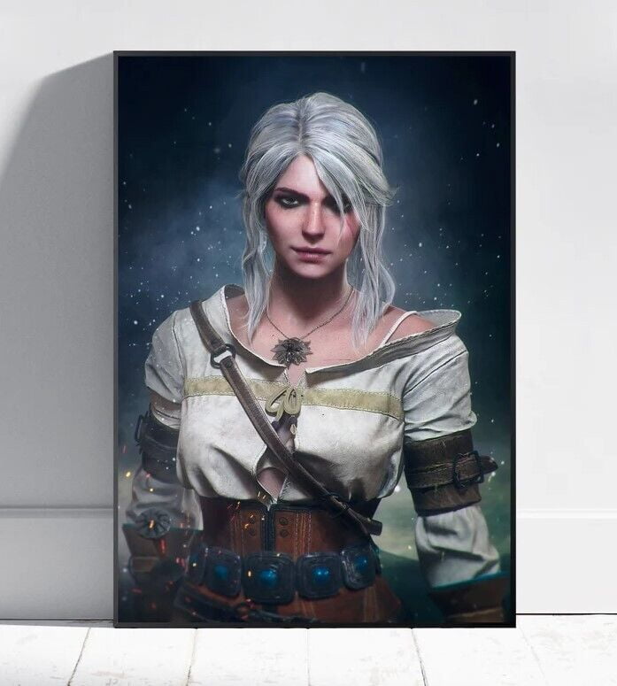 POSTER The Witcher 3 Wild Hunt Poster, Geralt of Rivia Wall Art, Game ...
