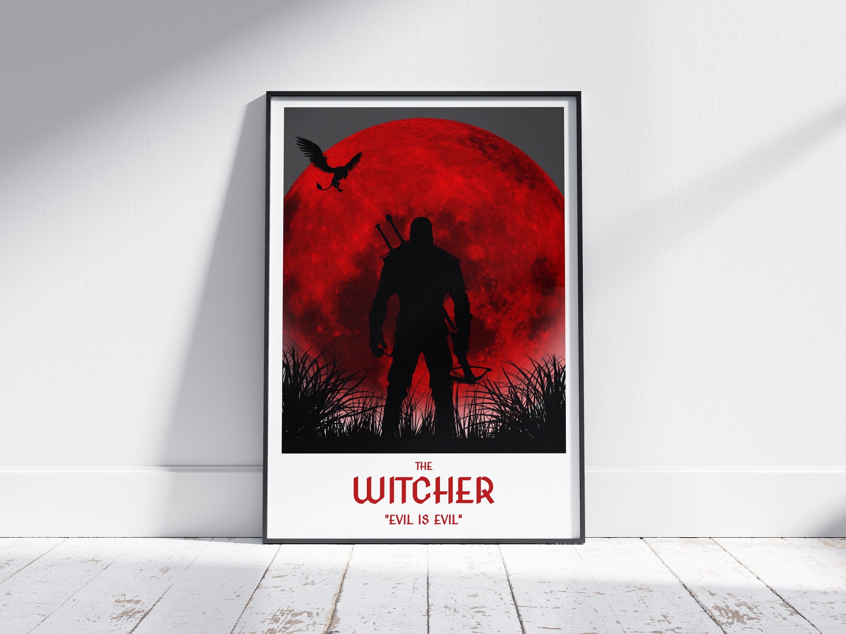 POSTER The Witcher Poster, Geralt of Rivia, Gaming Print, Posters ...