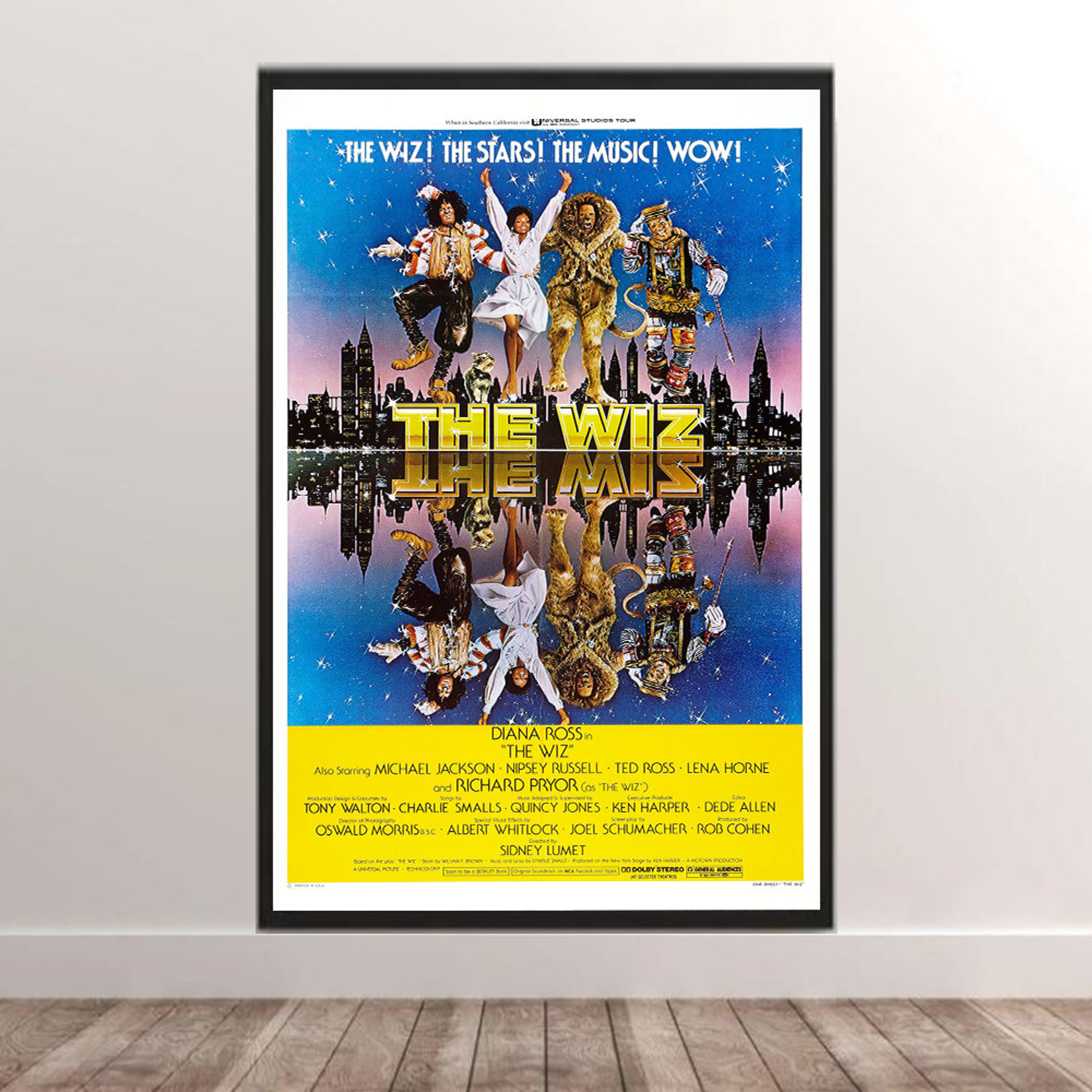 POSTER The Wiz Movie Poster Classic Film Poster Wall Art Decor High ...