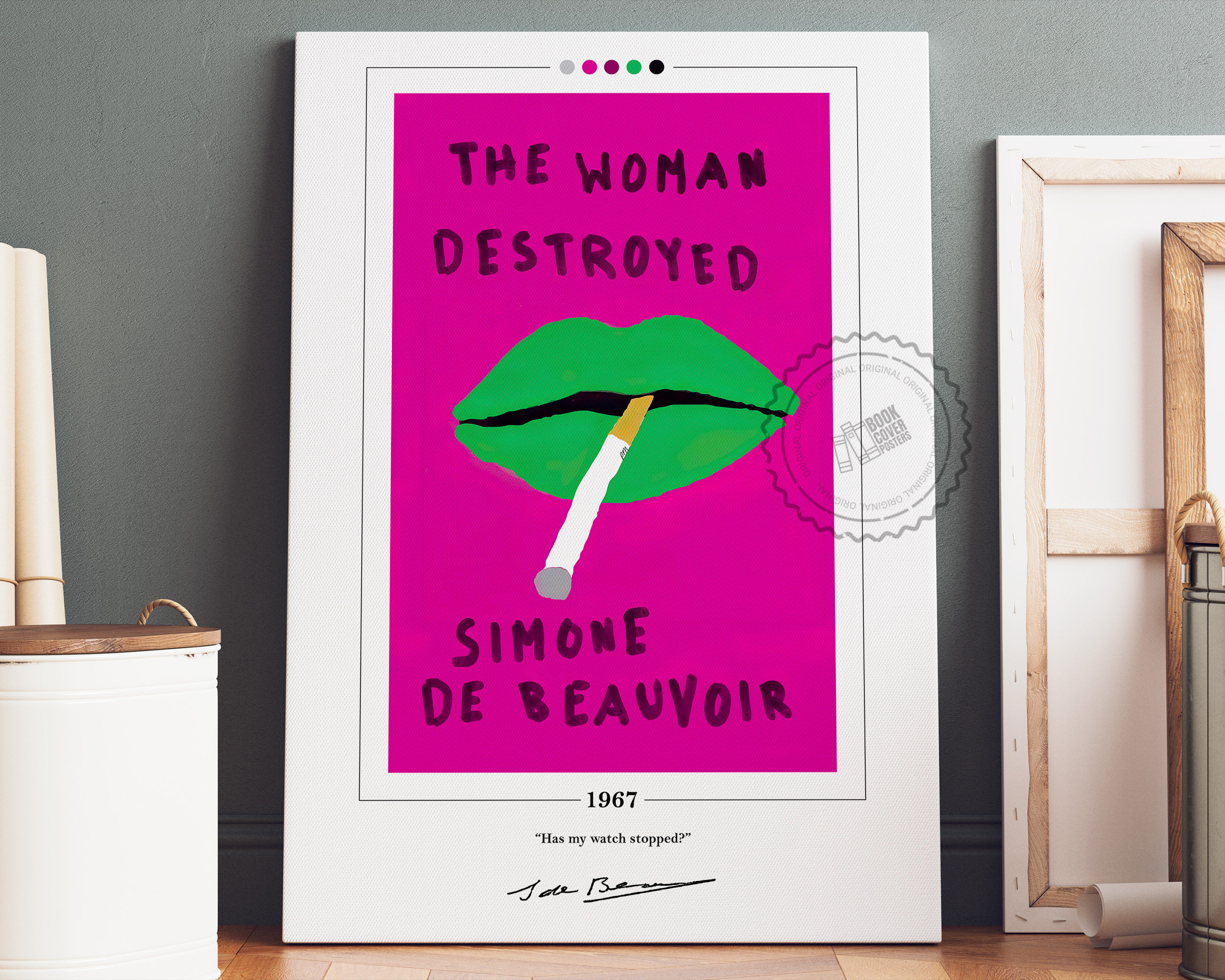 POSTER The Woman Destroyed Book Cover Poster | Simone de Beauvoir ...