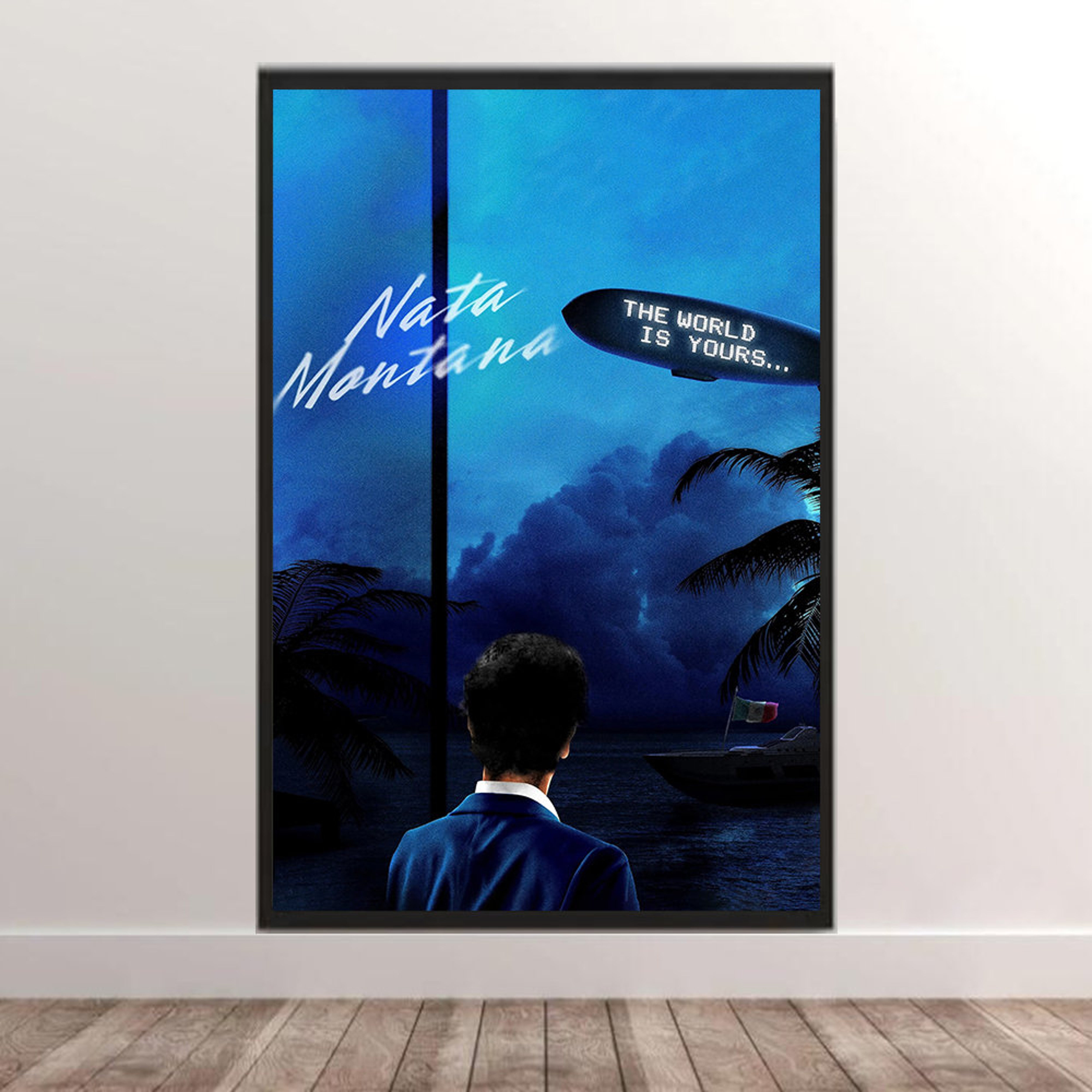 POSTER The World Is Yours Nata Montana Poster Classic Film Poster Wall ...