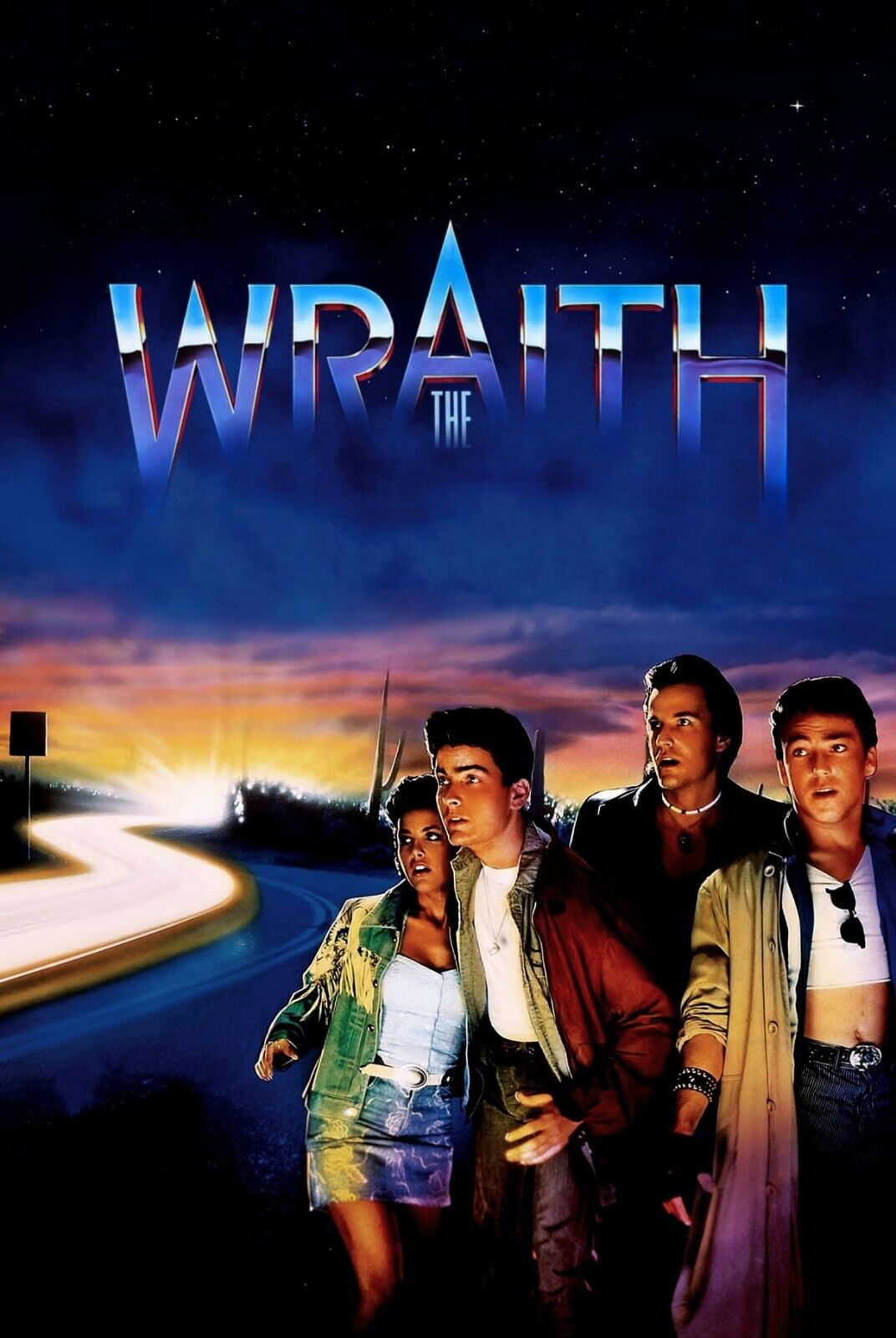POSTER The Wraith Movie Poster Sign [A] Charlie Sheen, Sherilyn Fenn ...