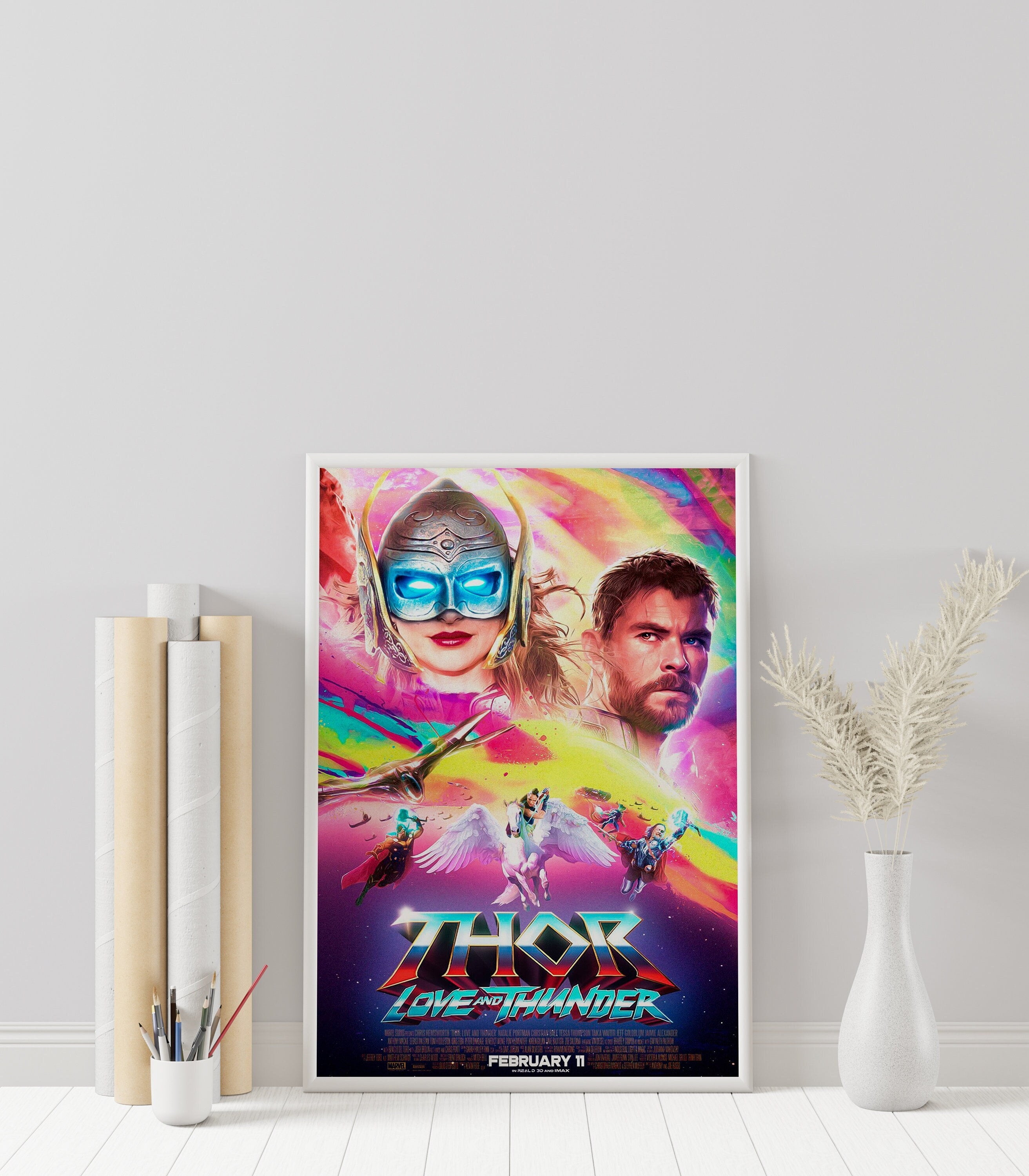 POSTER Thor Love and Thunder Poster - Thor Love and Thunder Movie Poster - Thor Poster - Thor ...