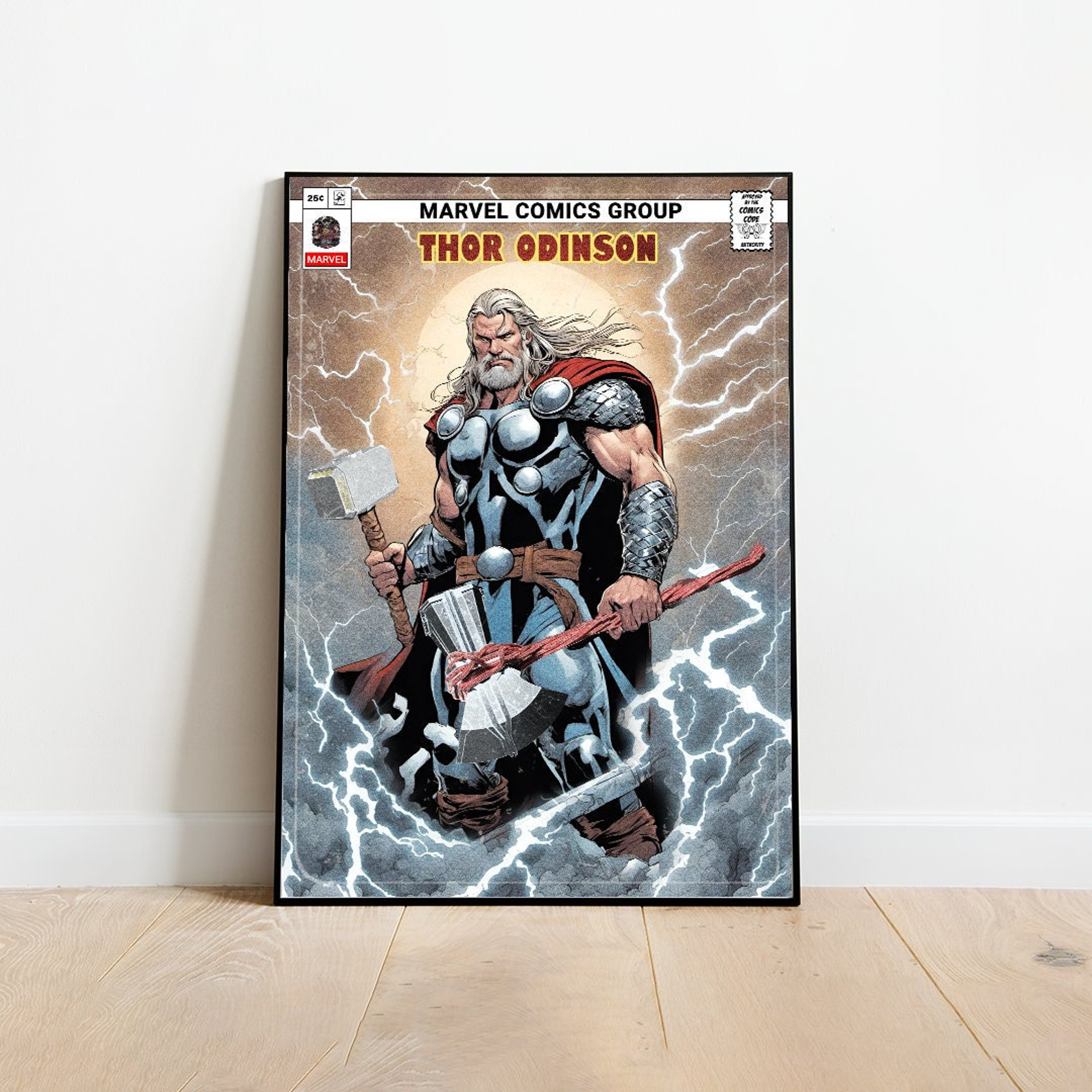 POSTER Thor Poster, Marvel Poster, Thor print, Avengers Poster ...