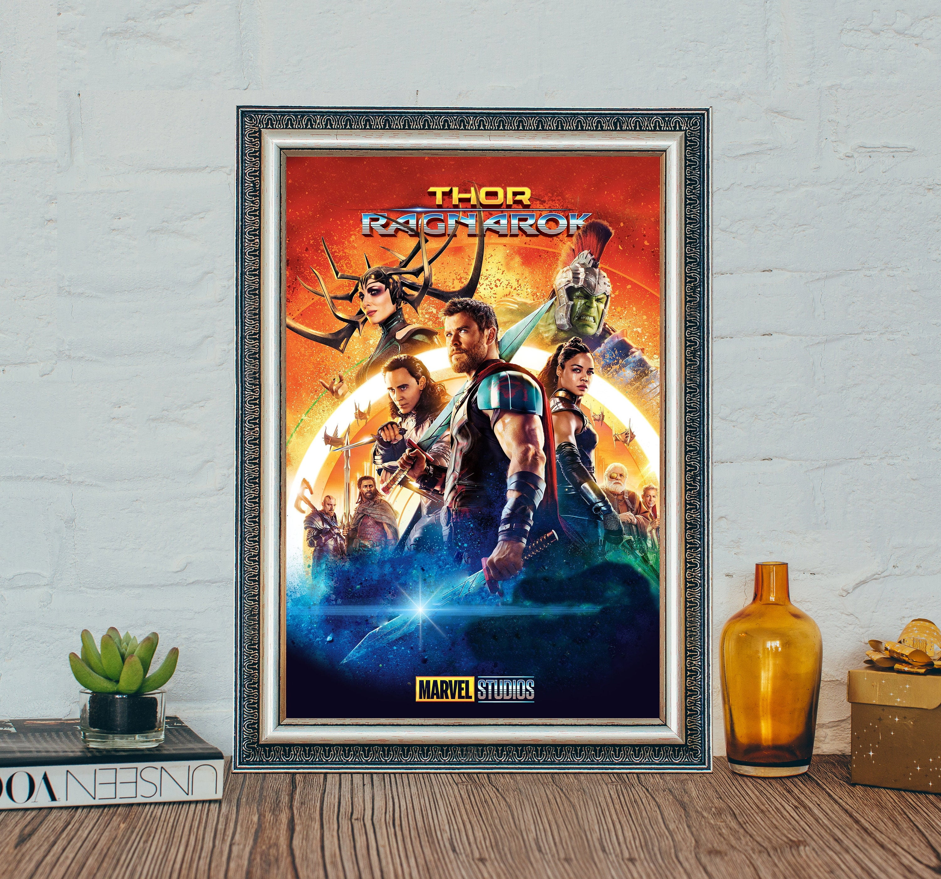 POSTER Thor Ragnarok Movie Poster, Thor Classic Vintage Movie Cloth ...