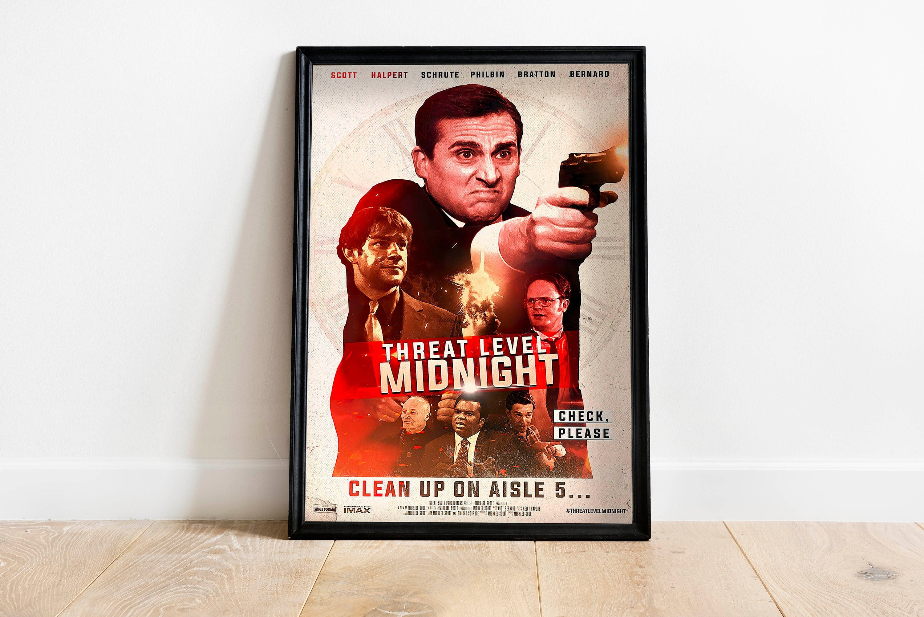 POSTER Threat Level Midnight Poster, The Office Poster, TV Show Poster ...