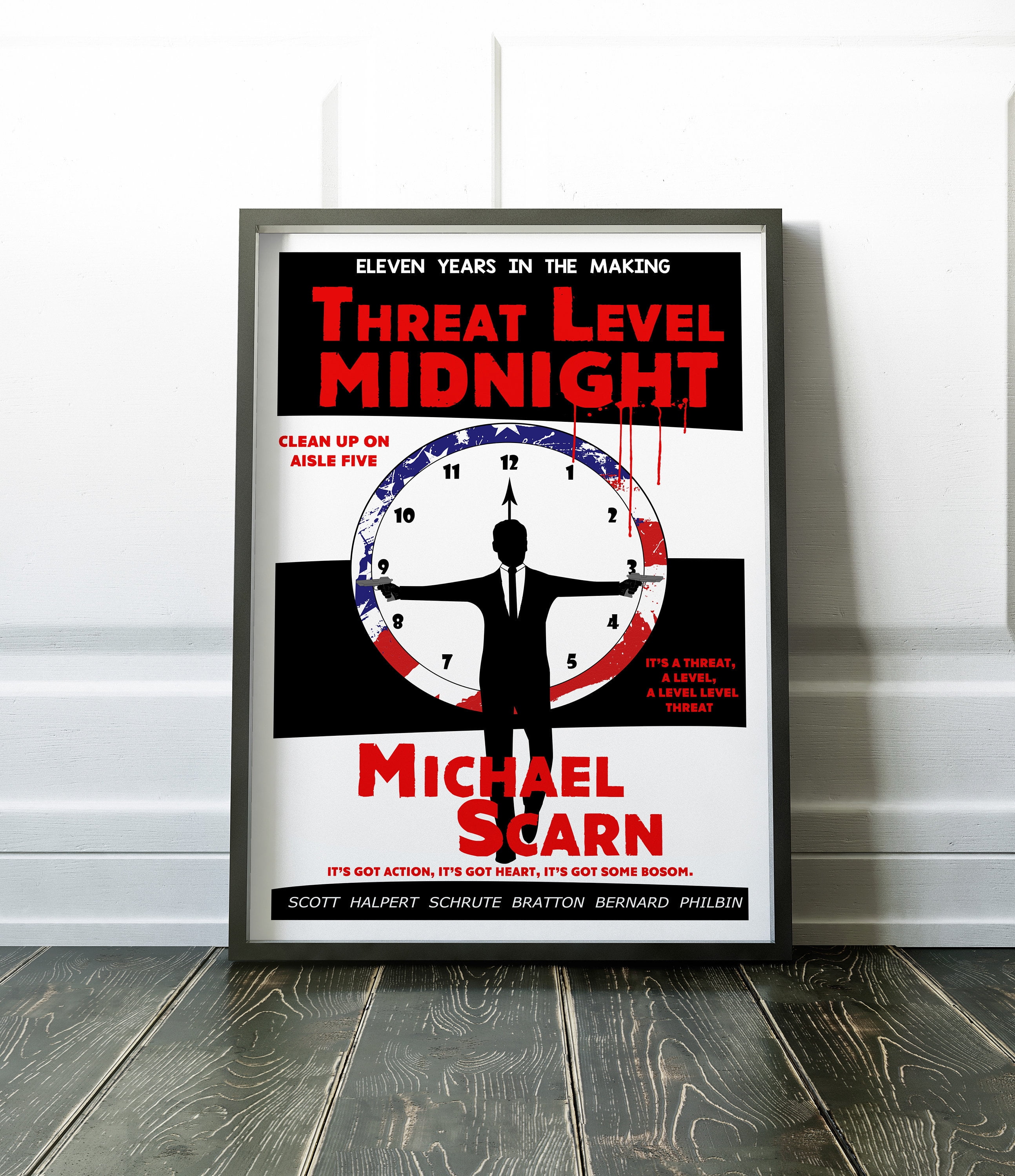 POSTER Threat Level Midnight Poster The Office tv show print The office ...