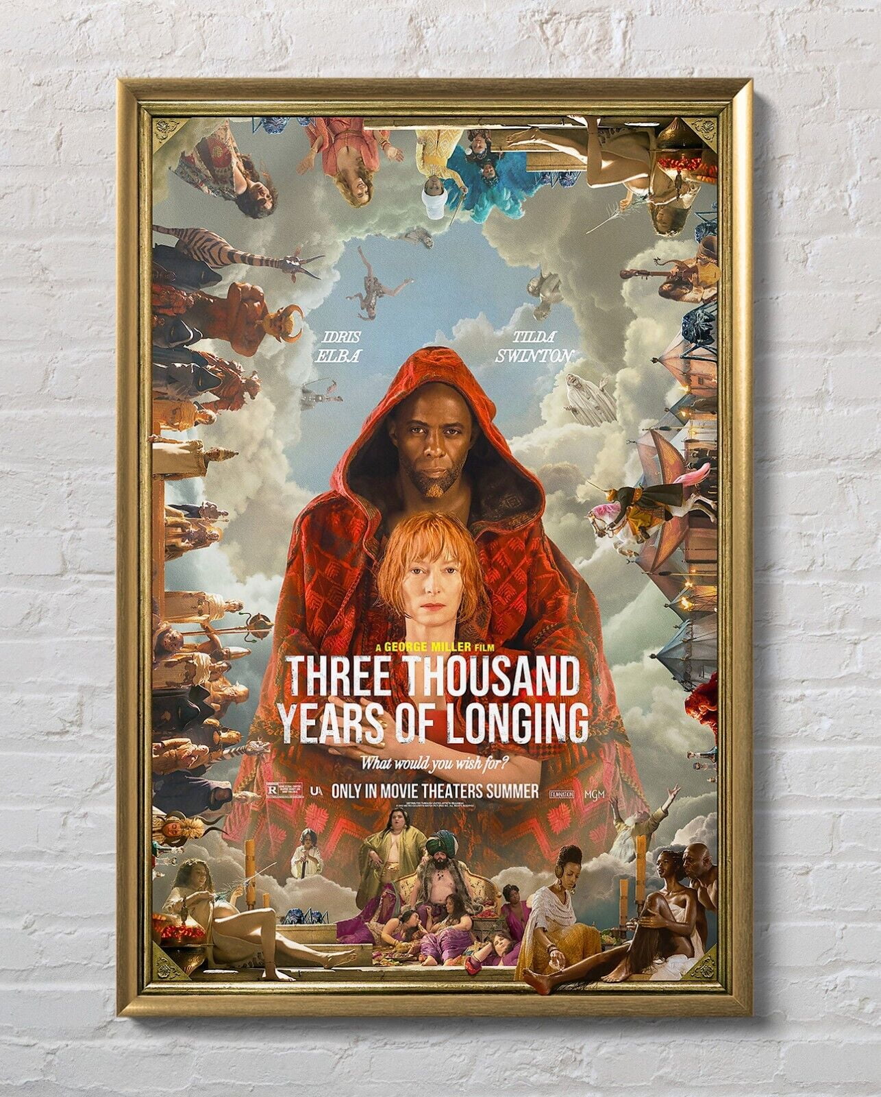 POSTER Three Thousand Years of Longing 2022 Movie Poster-12x18-UNFRAMED ...