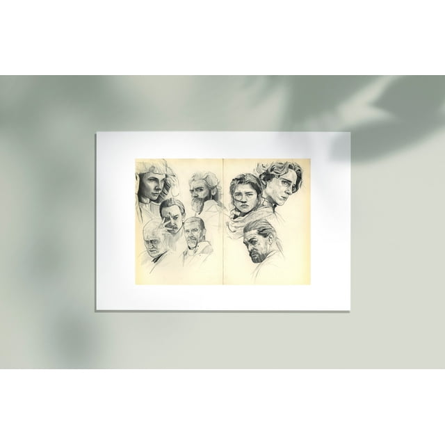 POSTER Timothée Chalamet - Paul Atreides - Chani - Duncan Idaho ...