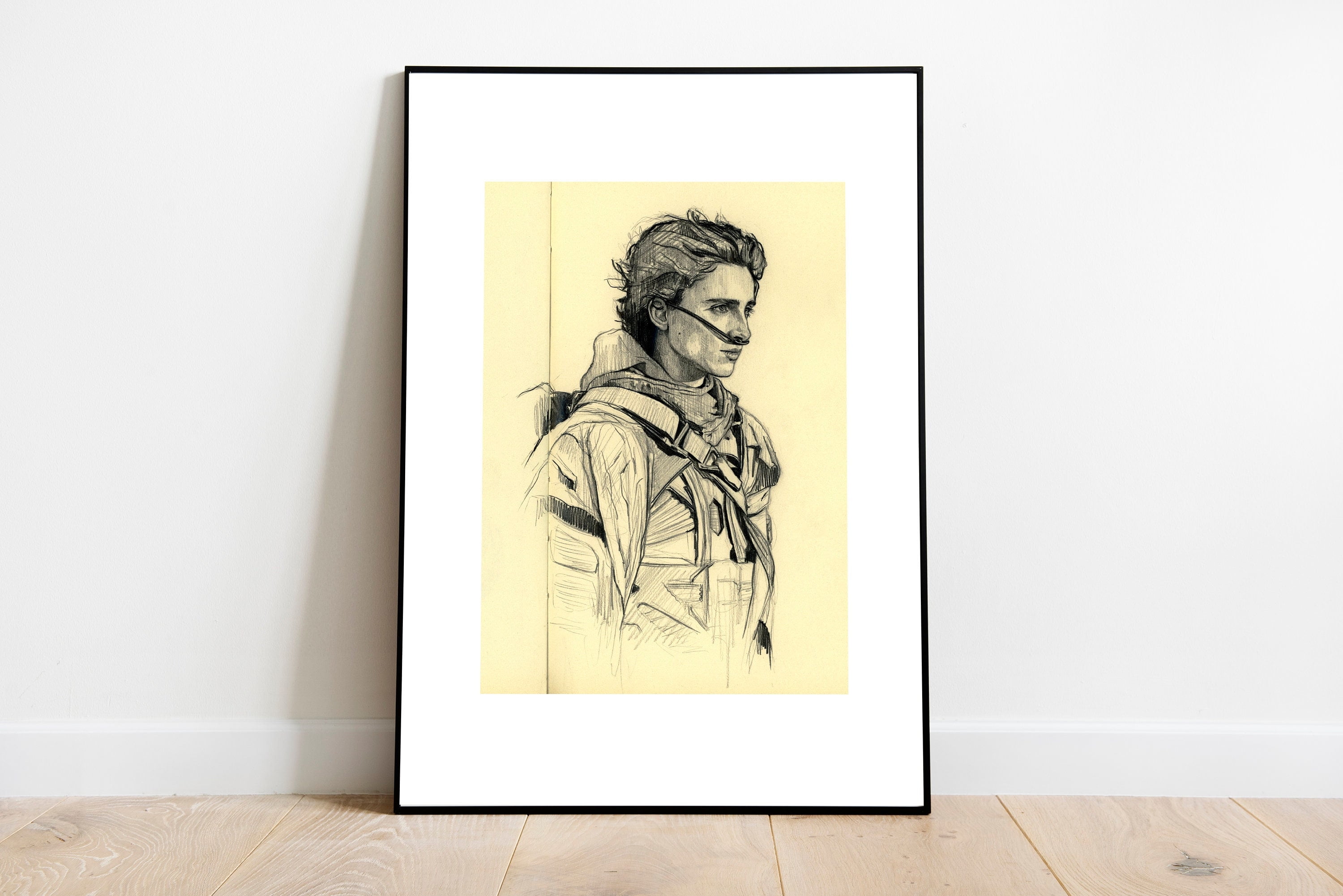 POSTER Timothée Chalamet - Paul Atreides Movie Poster Illustration ...